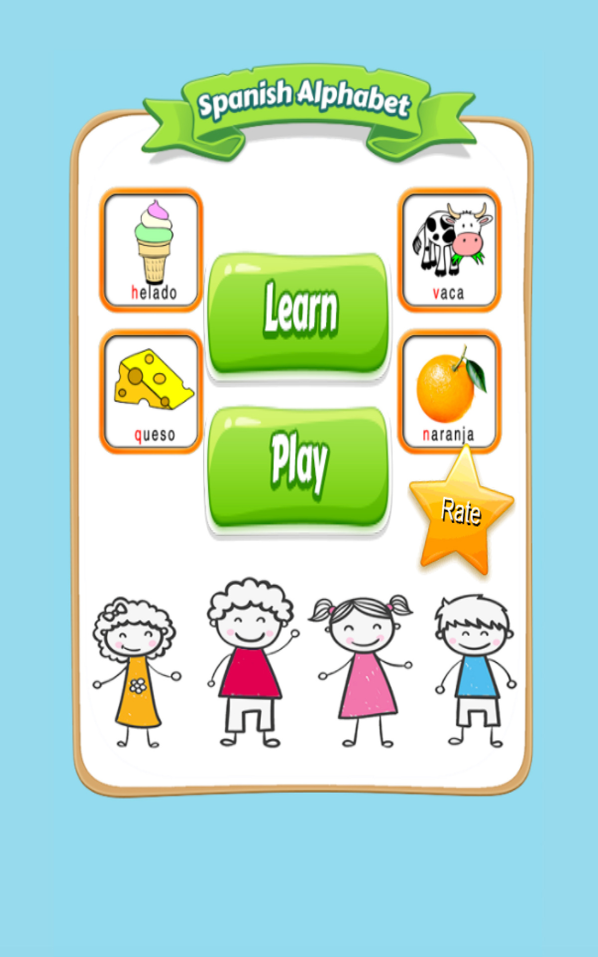 Learn Spanish Alphabet for Kids - App on Amazon Appstore