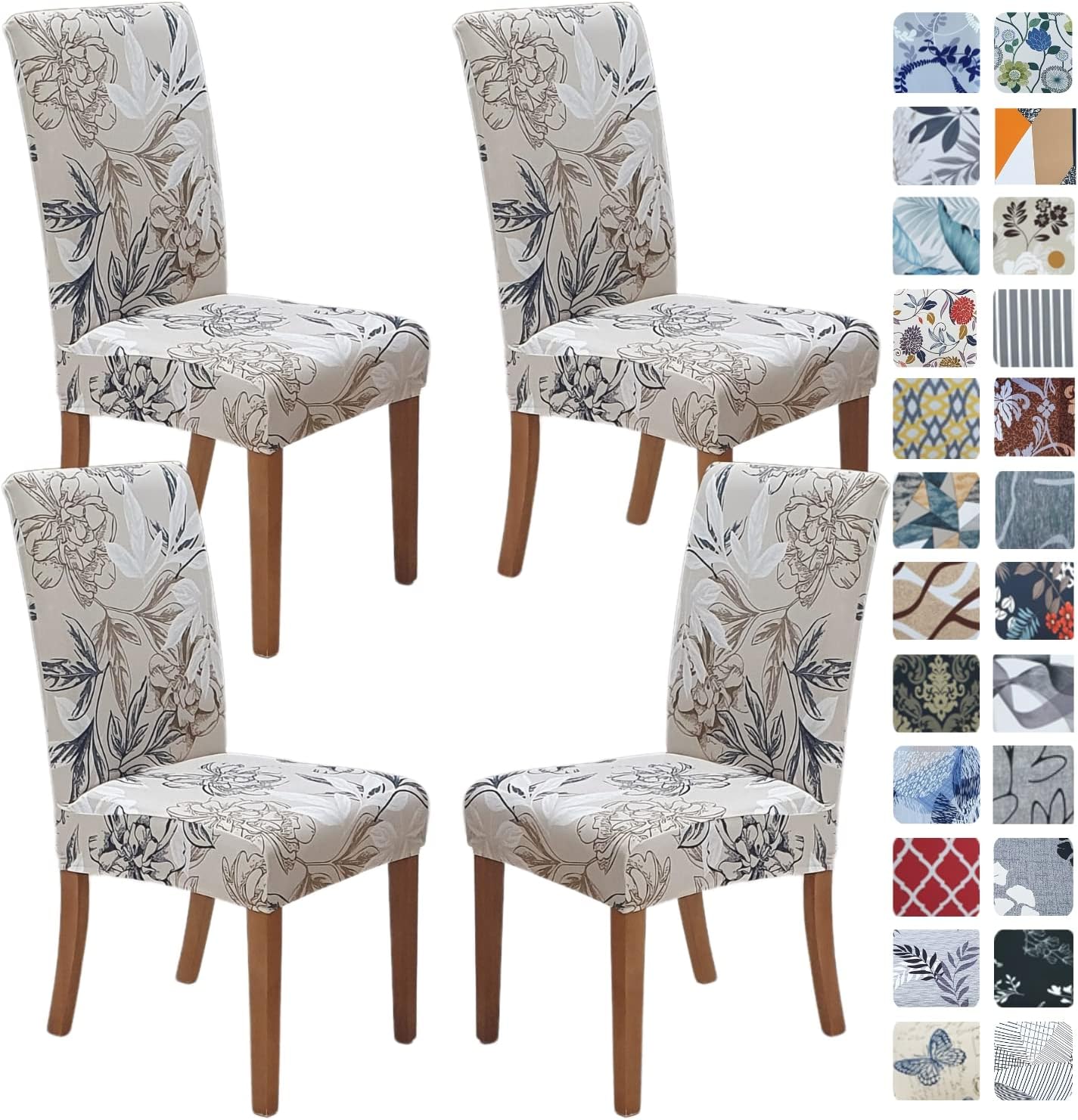 Amazon.com: Easy-Going Dining Chair Covers Stretch Parsons Chair ...