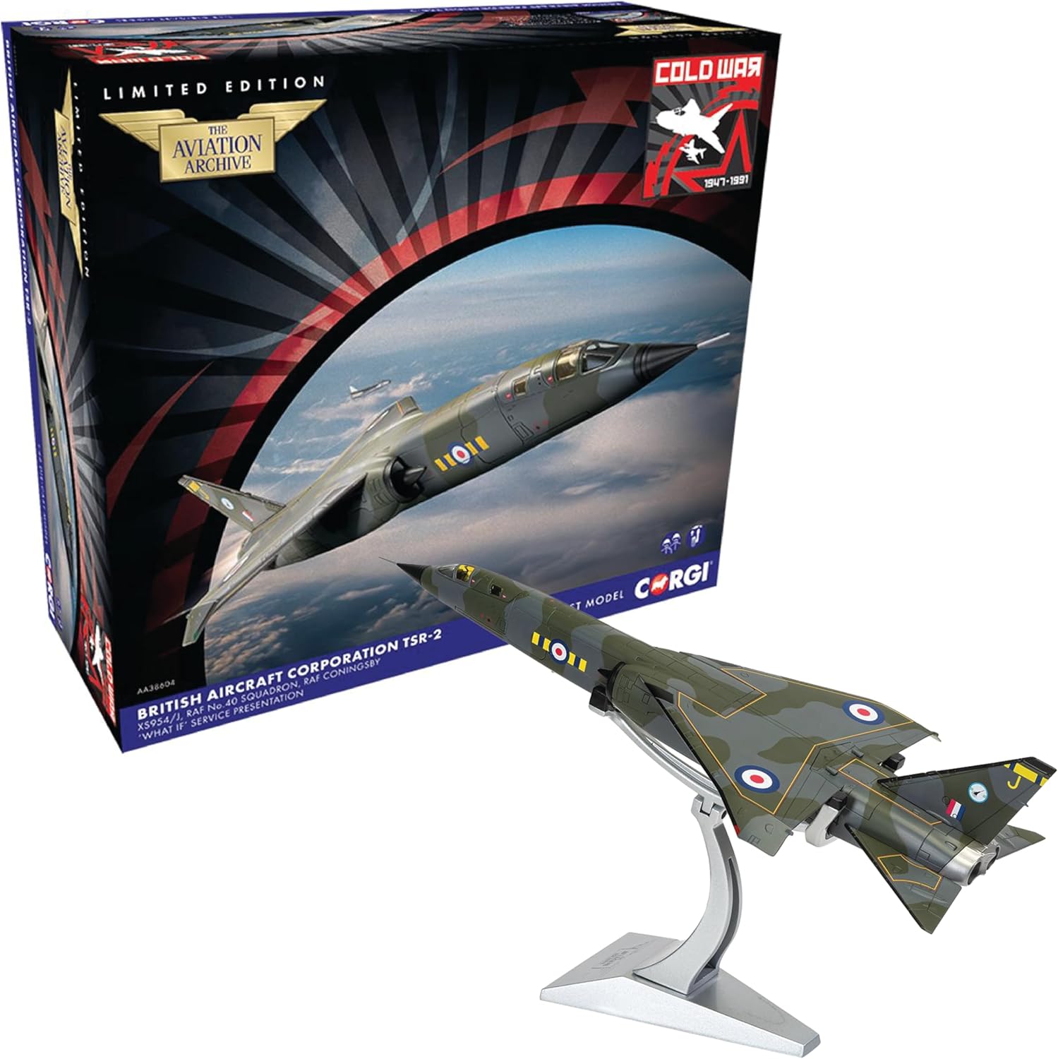Corgi AA38604 Aviation Archive BAC TSR-2 Model Airplane - Diecast ...