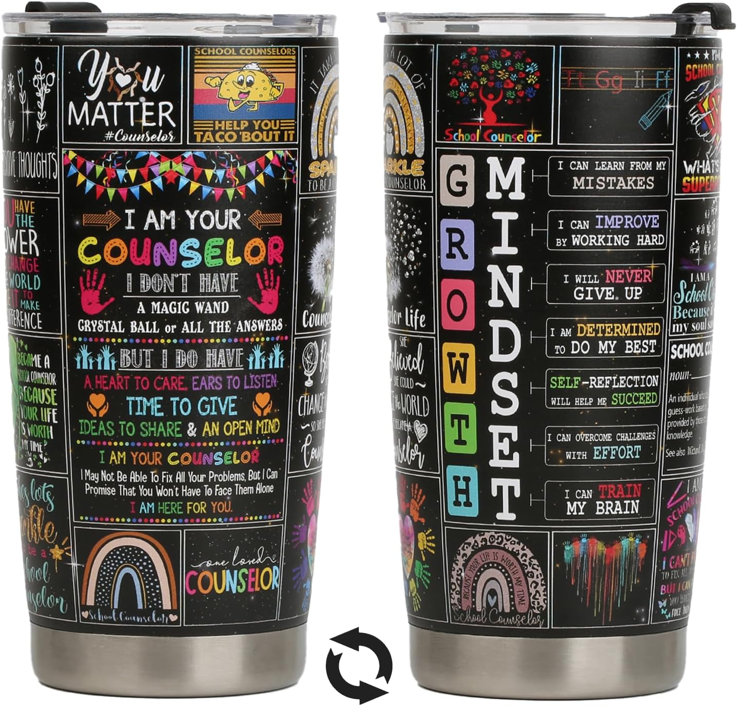 Amazon.com | School Counselor Gifts 20oz Tumbler - Appreciation Week ...
