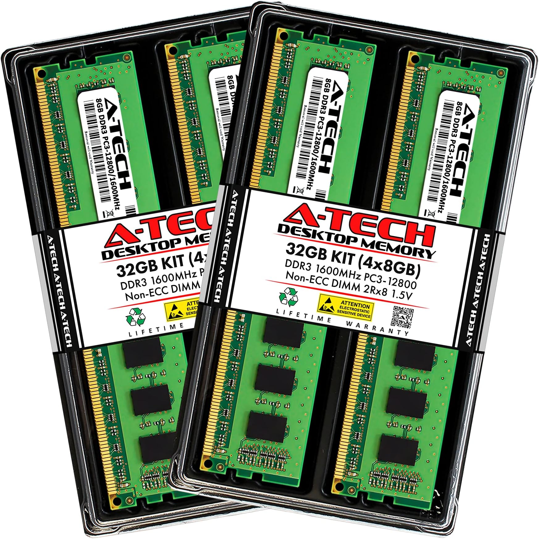A-Tech 32GB DDR5 4800MHz PC5-38400 CL40 SODIMM 2Rx8 1.1V 262-Pin RAM ...