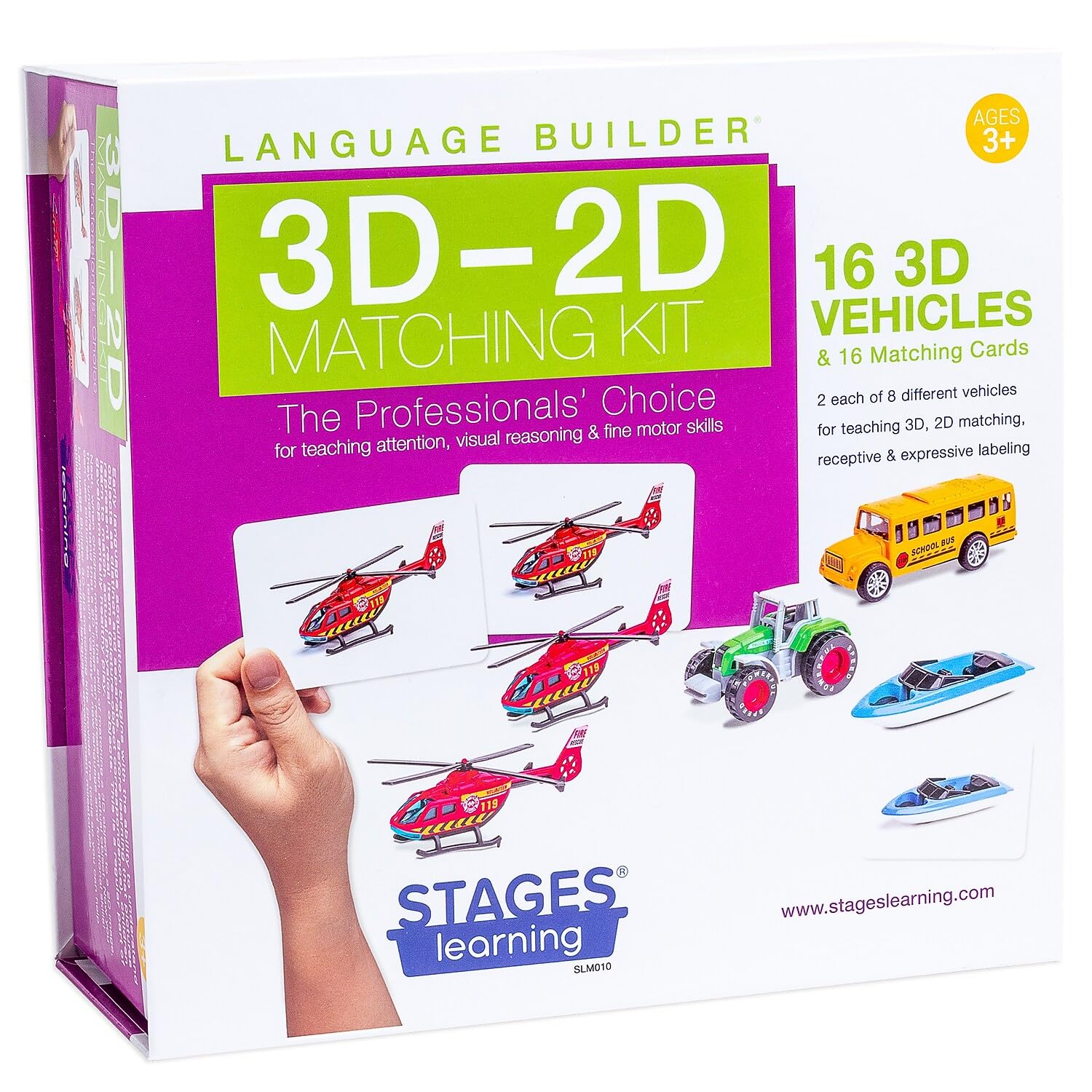 Snapklik.com : Stages Learning Language Builder 3D-2D Vehicles Matching ...