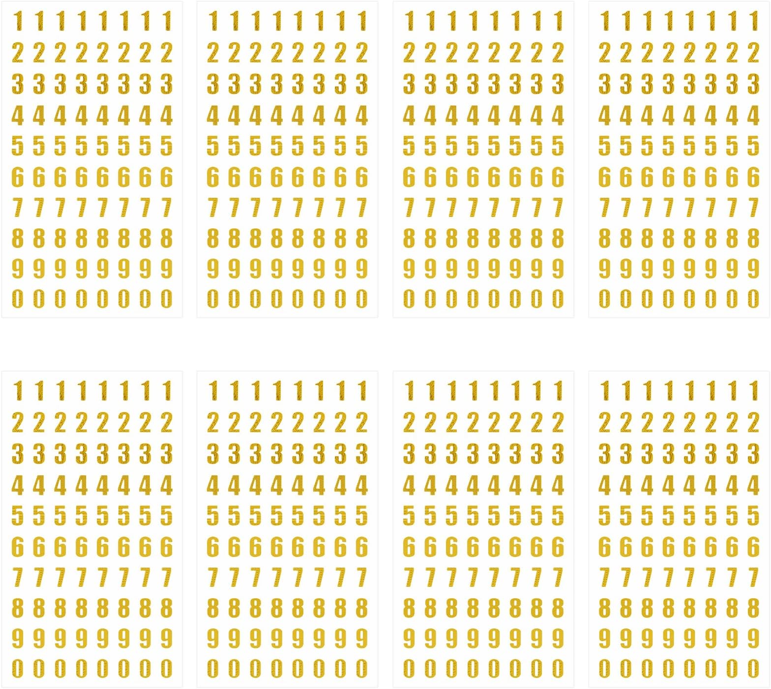 12 Sheets 1 Inch Self Adhesive Gold Letter Stickers, Glitter Alphabet ...