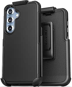 Amazon.com: Encased Rugged Belt Case for Samsung Galaxy S25 Plus, Protective [Heavy Duty] Dual ...