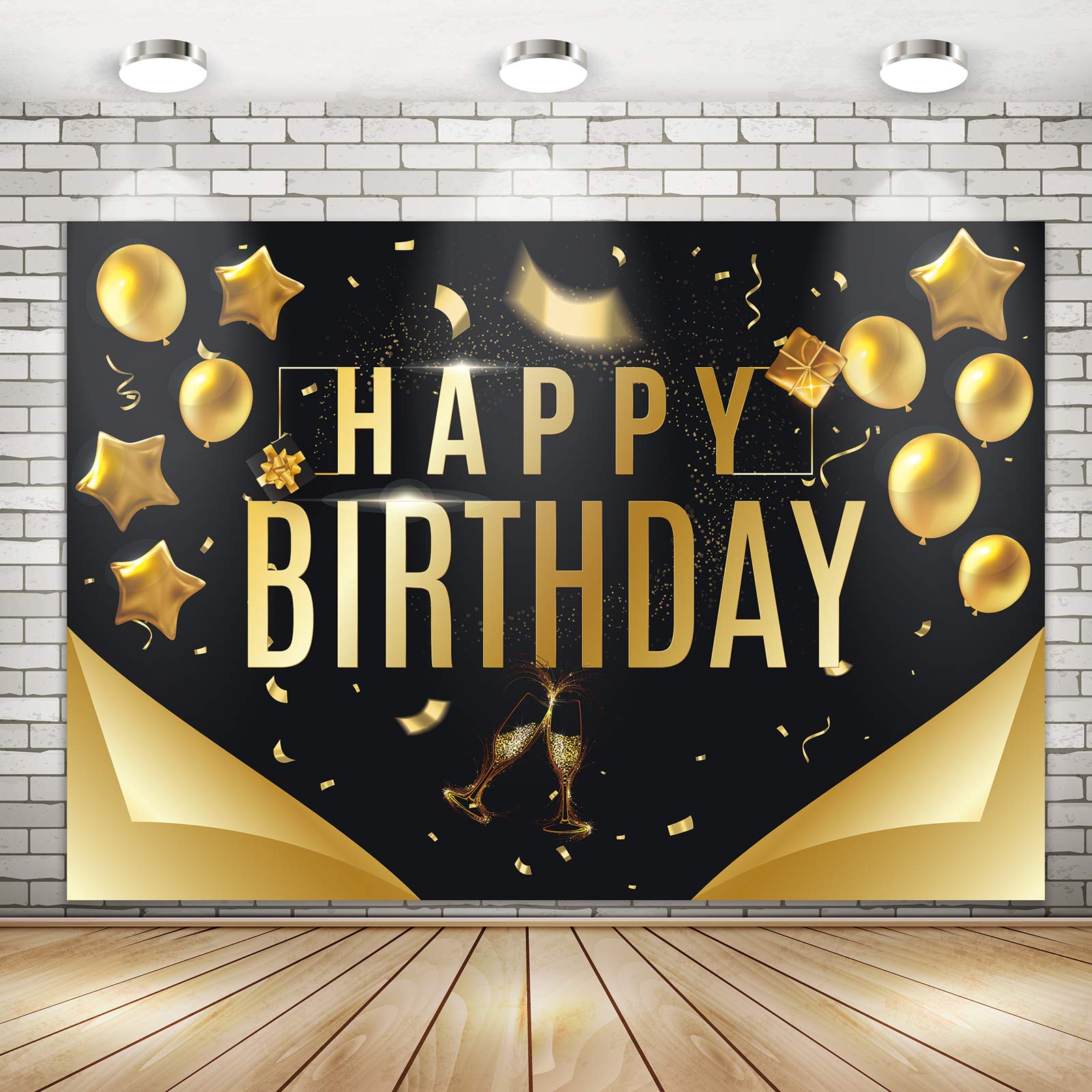 Buy Happy Birthday Backdrop for Men Women | Birthday Backdrop ...