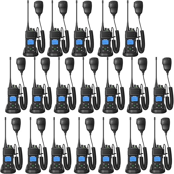 Amazon.com: SAMCOM Walkie Talkies Speaker and Mics,19 Packs : Electronics