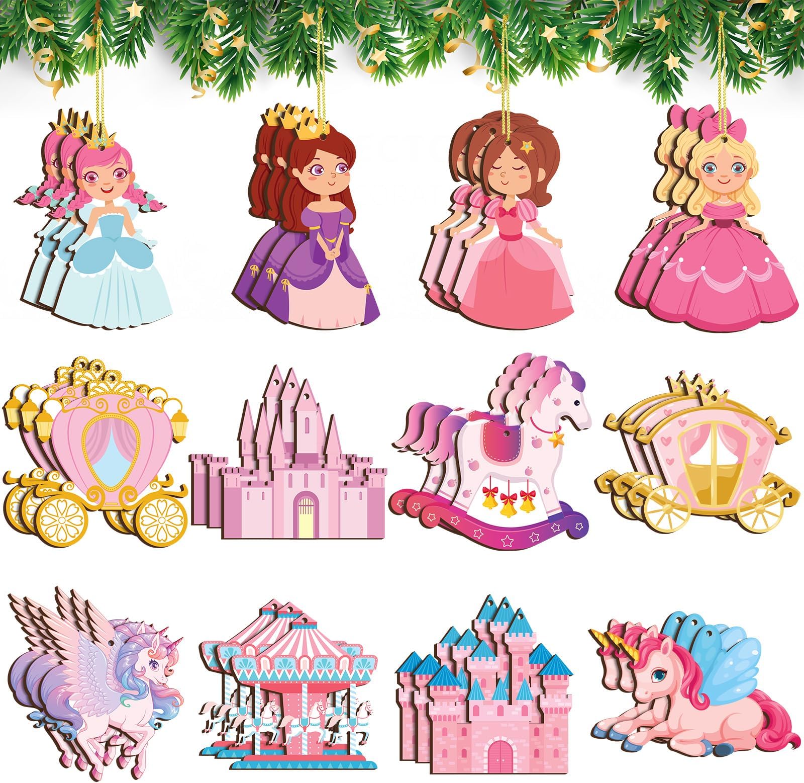 Amazon.com: Perthlin Ballerina Christmas Tree Ornament Decorations ...