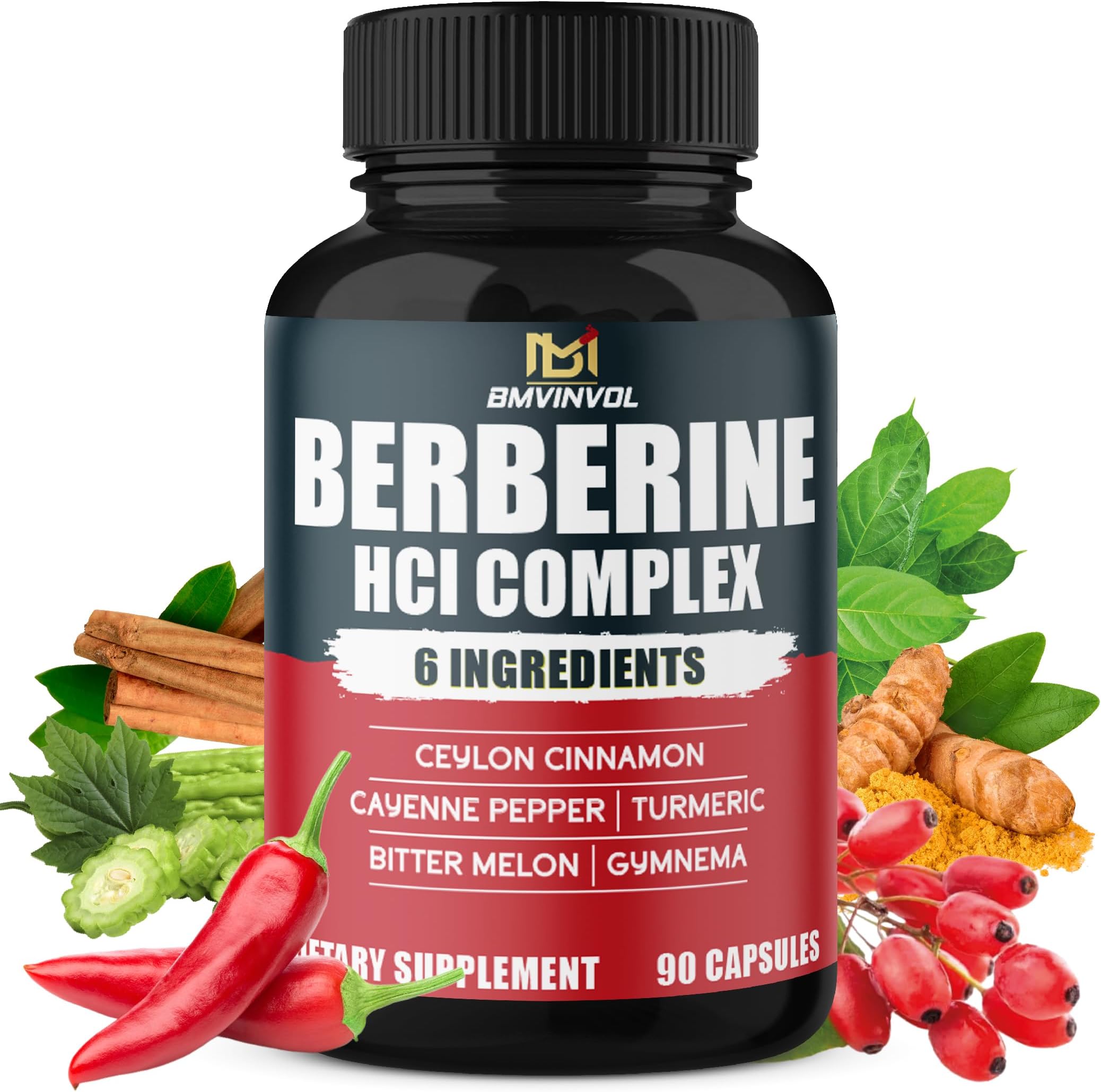 Amazon.com: VEGATOT GlucoSavior Berberine Supplement with Ceylon ...