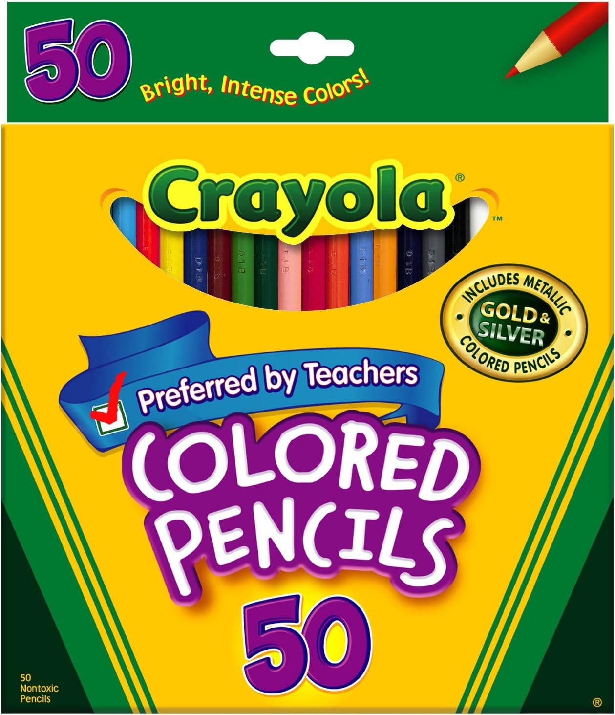 Amazon.com: Crayola Colored Pencils, Assorted Colors, Pre-sharpened ...