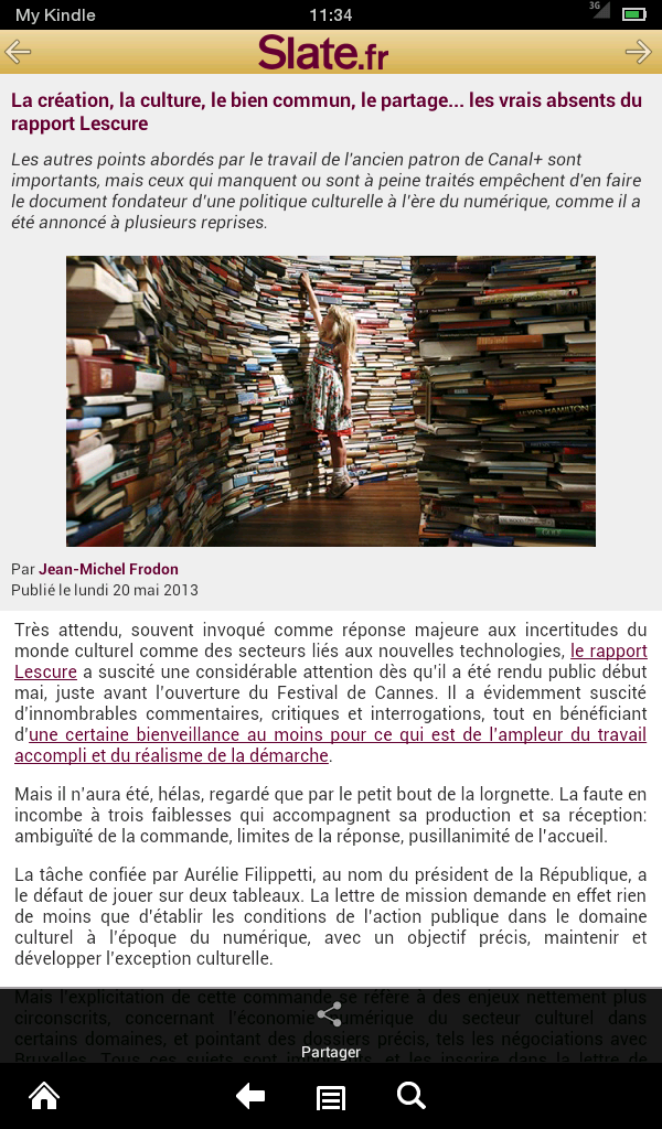 Slate France - Application sur Amazon Appstore