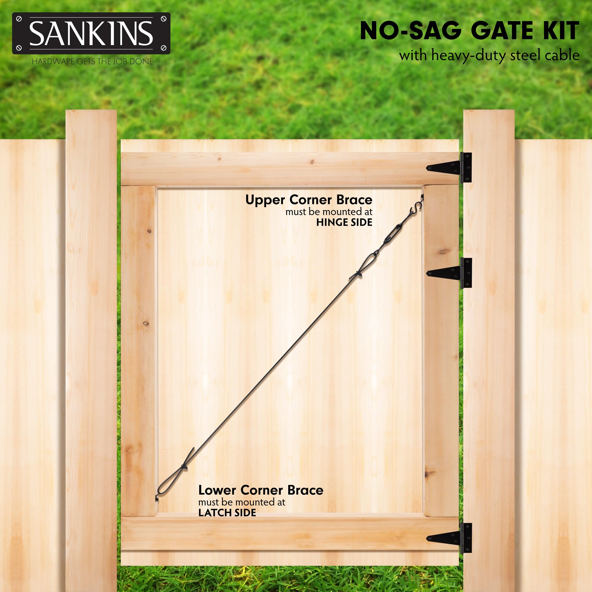 Horizontal Wood Fence Sagging