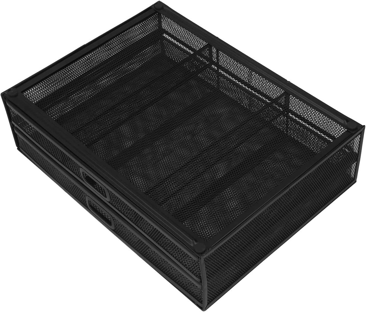 Amazon.com: Monitor Stand Riser with Drawer Metal Mesh Monitor Riser ...