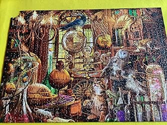 Amazon.com: Ravensburger Merlin's Laboratory - 1000 Piece Jigsaw Puzzle ...