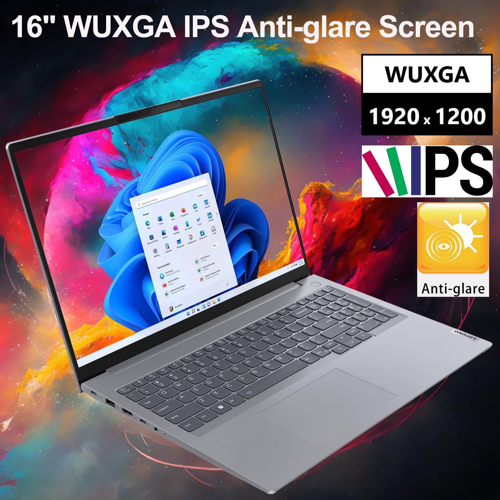 Snapklik.com : Thinkbook 16 Ultra 7 155H Premium Laptop Computer Intel 16-Core 16" FHD 32GB DDR5 ...