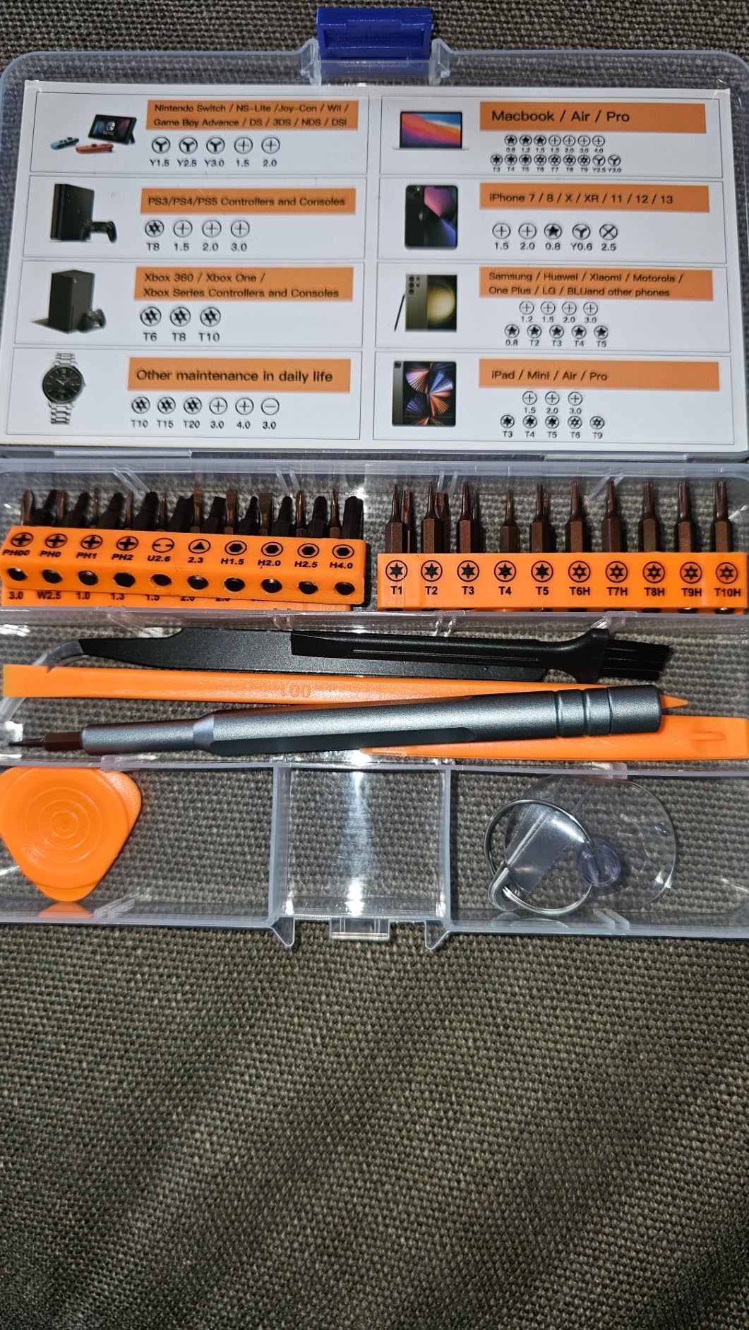 Preciva 48 pieces precision mechanic screwdriver set, mini tool set ...