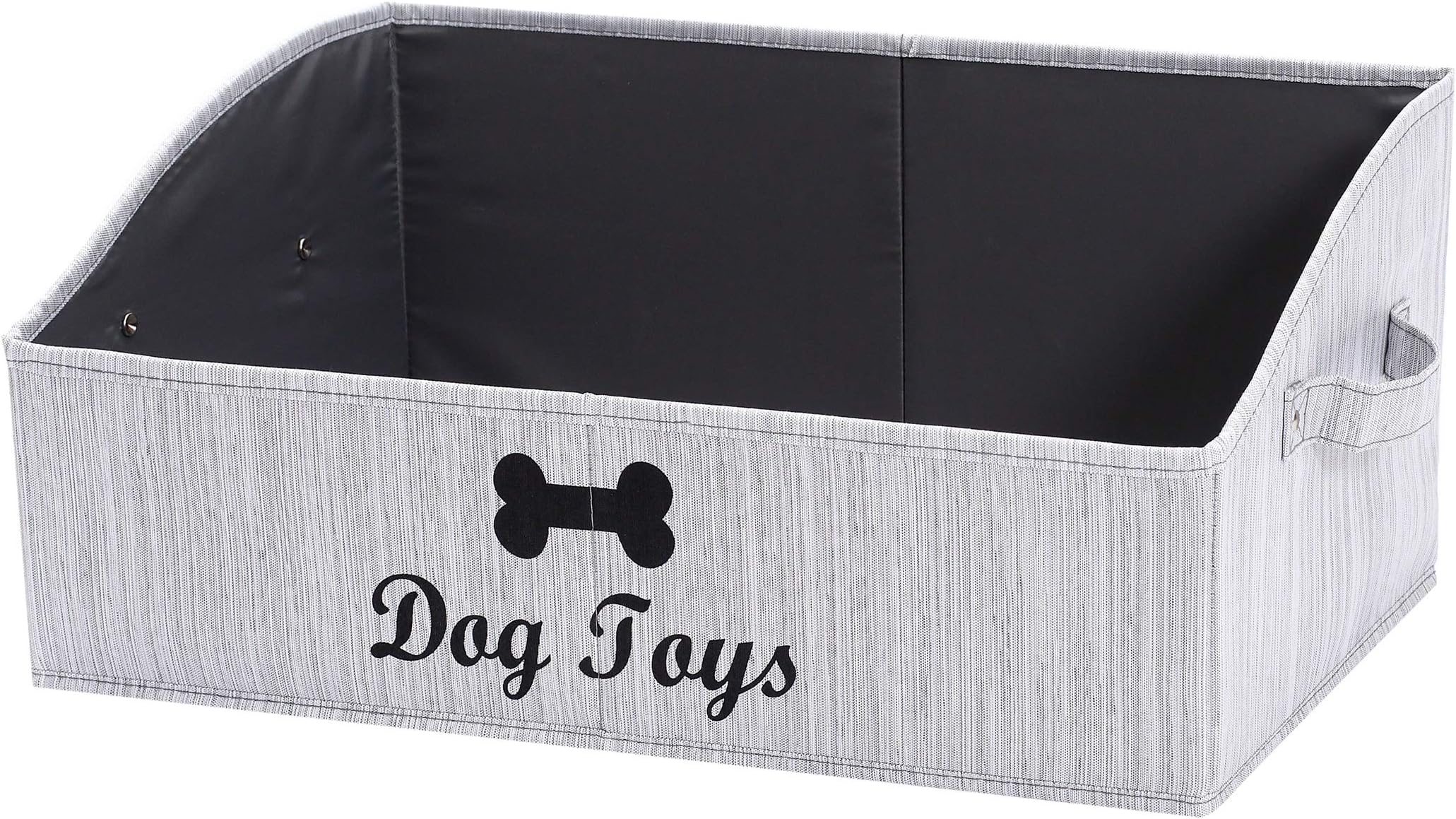 Amazon.com: Geyecete dog toy basket Large dog toy bin dog toy box ...