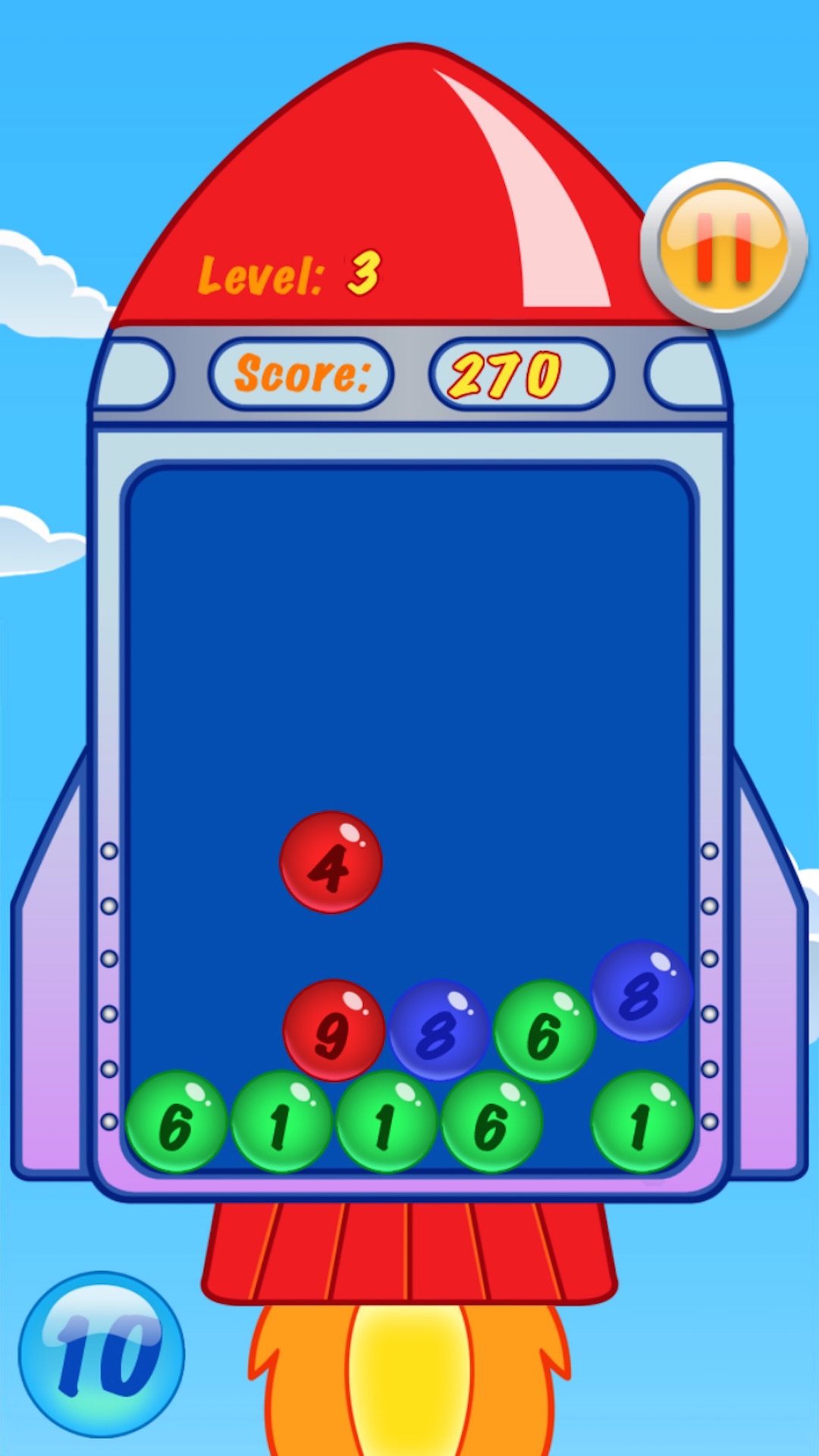 Aplicación Number Bubble Rocket - Math Games for kids en Amazon Appstore