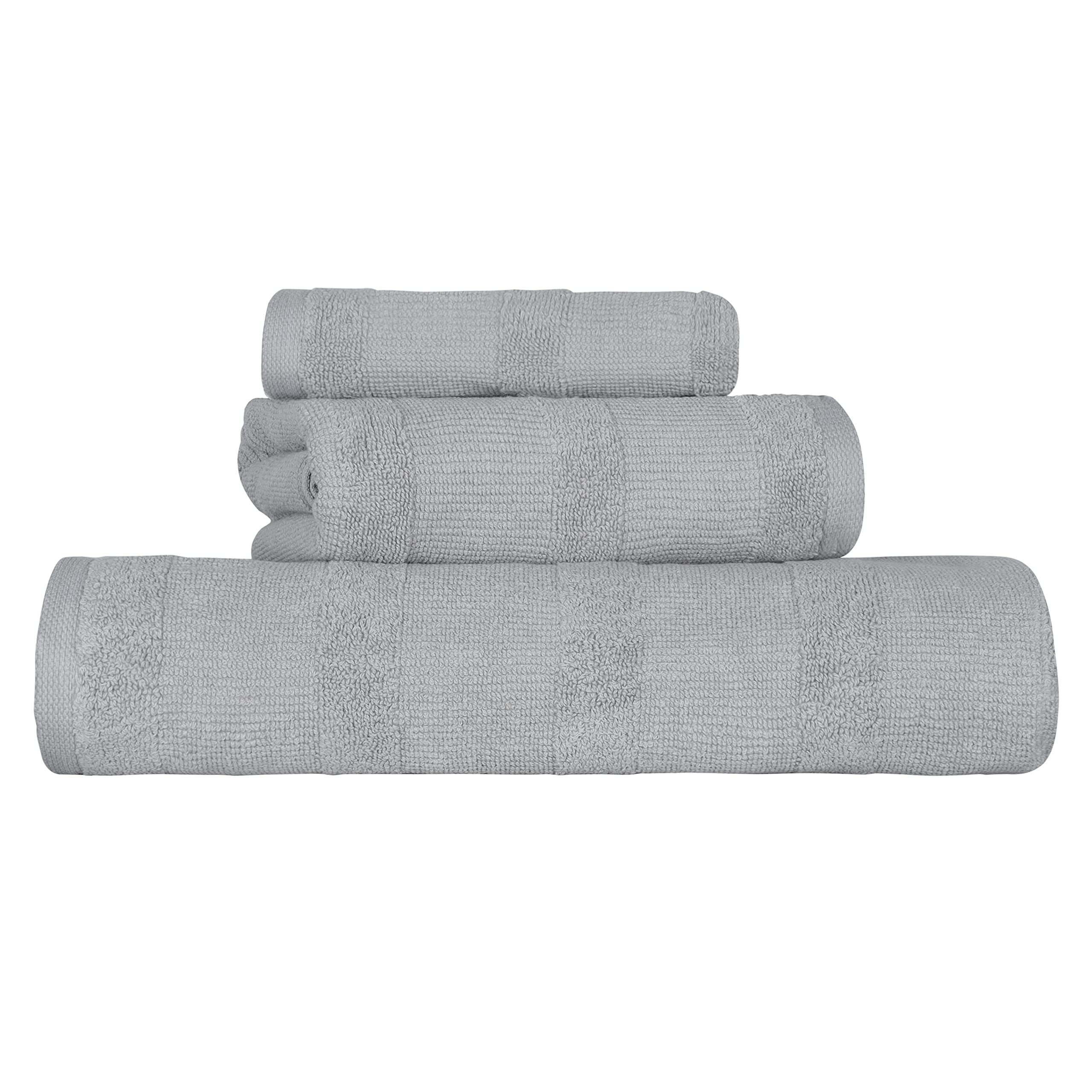 Amazon.com: Superior Roma Cotton 3 Piece Assorted Towel Set, Highly ...
