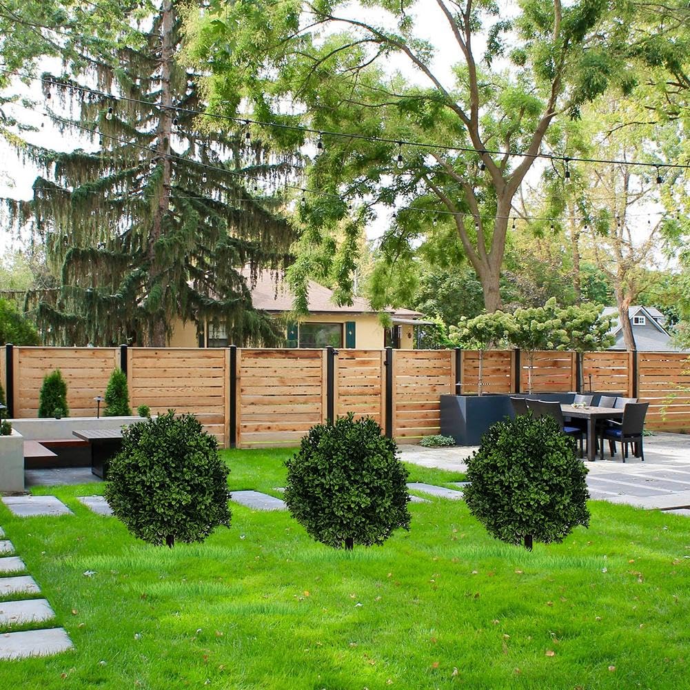 Topiary Ball Decorations 24 Artificial Topiary Ball Trees - UV ...