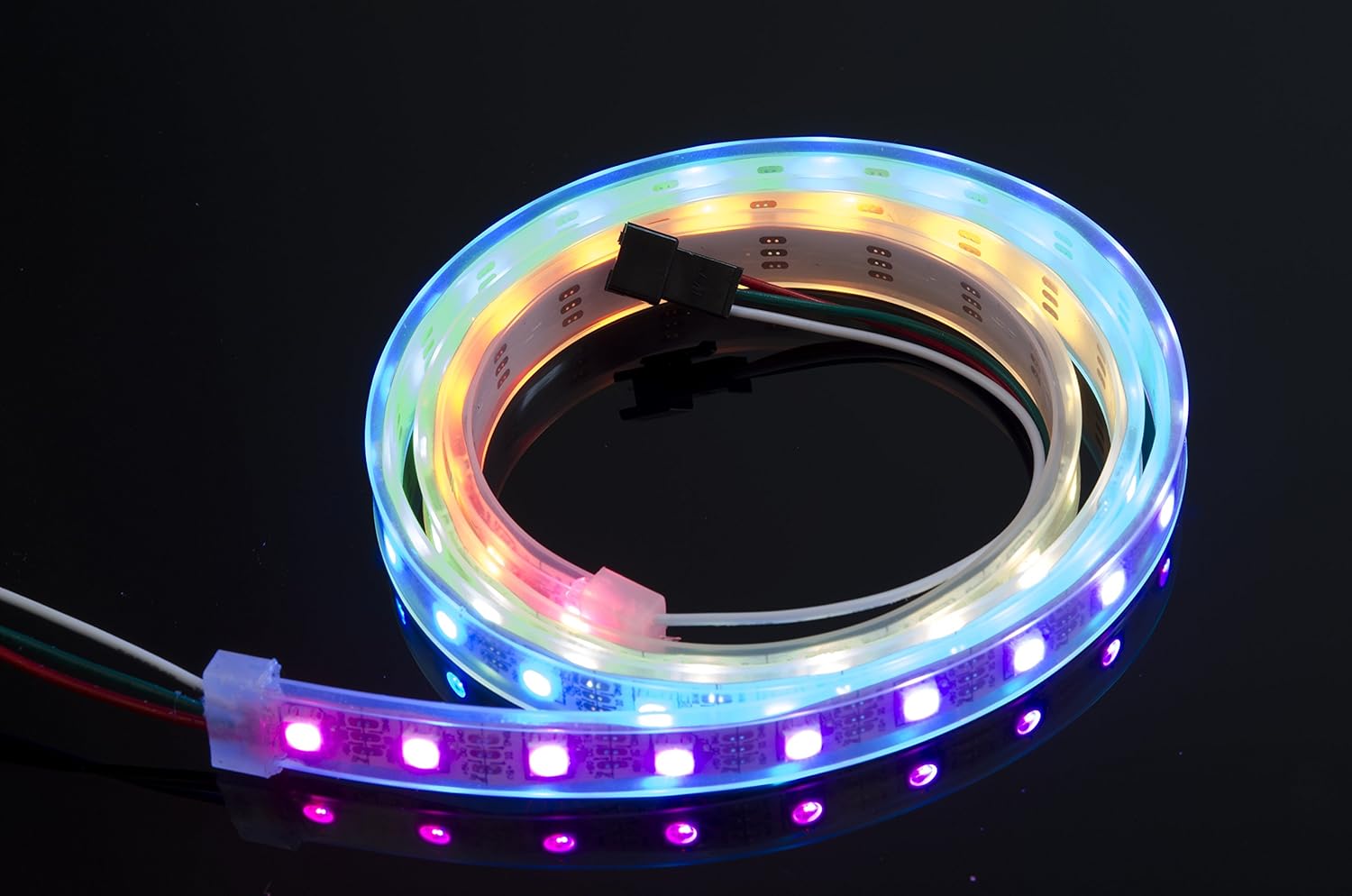 ACROBOTIC 1m 60-Pixel Addressable 24-Bit RGB LED NeoPixels Strip (White ...