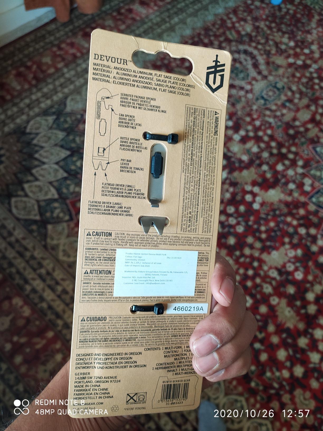 GERBER Devour - Flat SAGE 6 Functional Multi-Tool : Amazon.in: Sports, Fitness & Outdoors