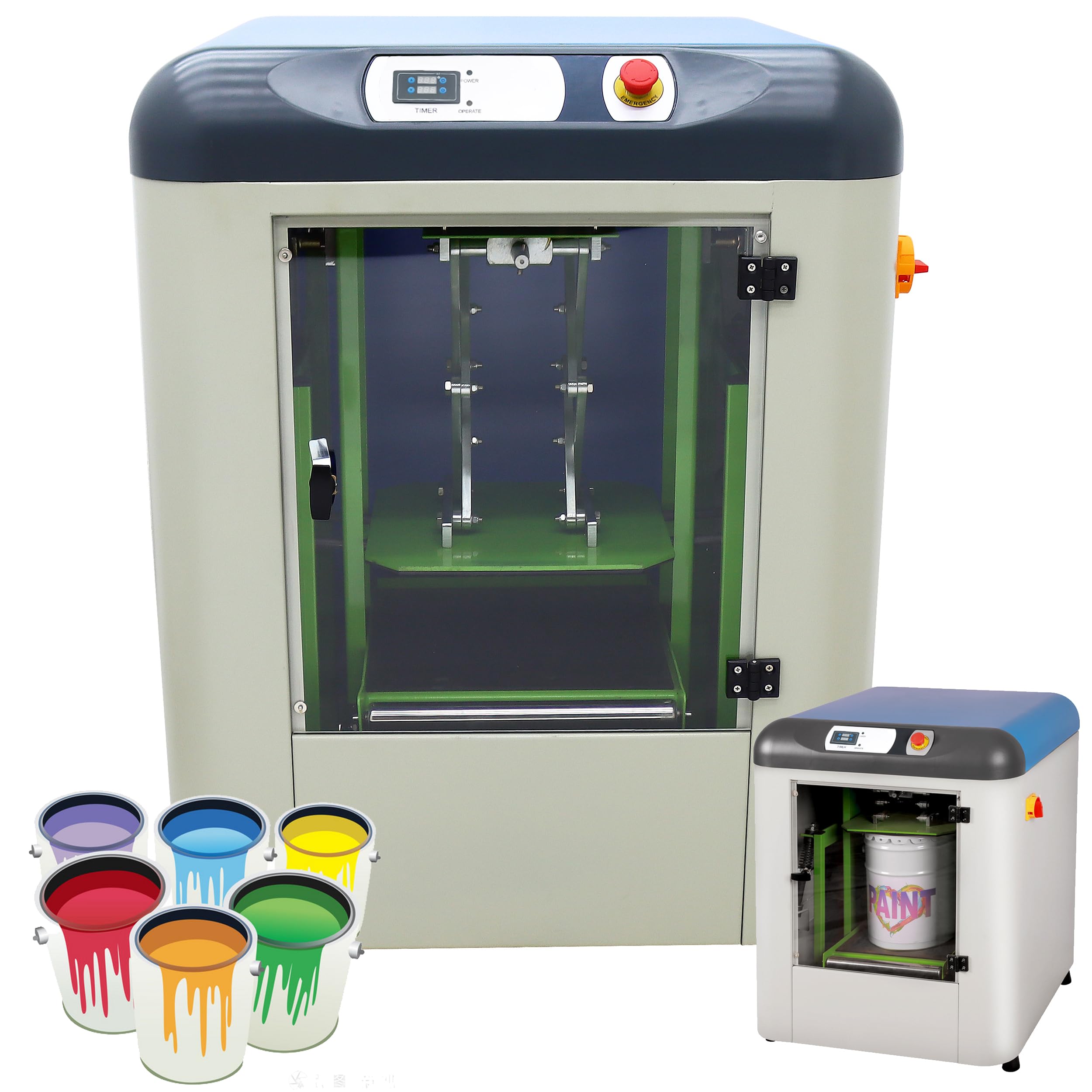 Amazon.com: EQCOTWEA Paint Shaker Mixer, Automatic Platform Paint ...