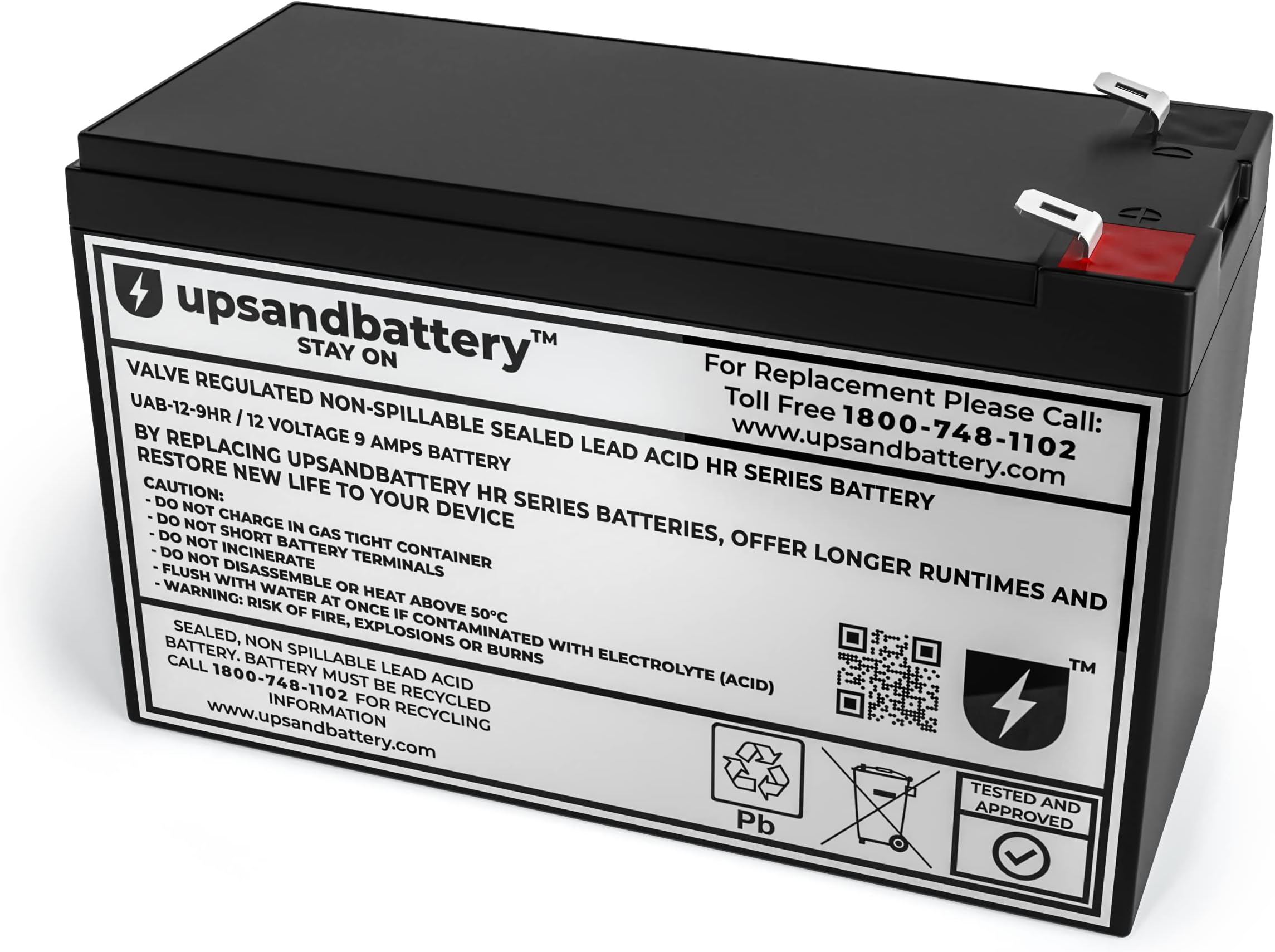 12 Voltage 9 Amps Sealed Lead Acid- High Rate Discharge Series ...