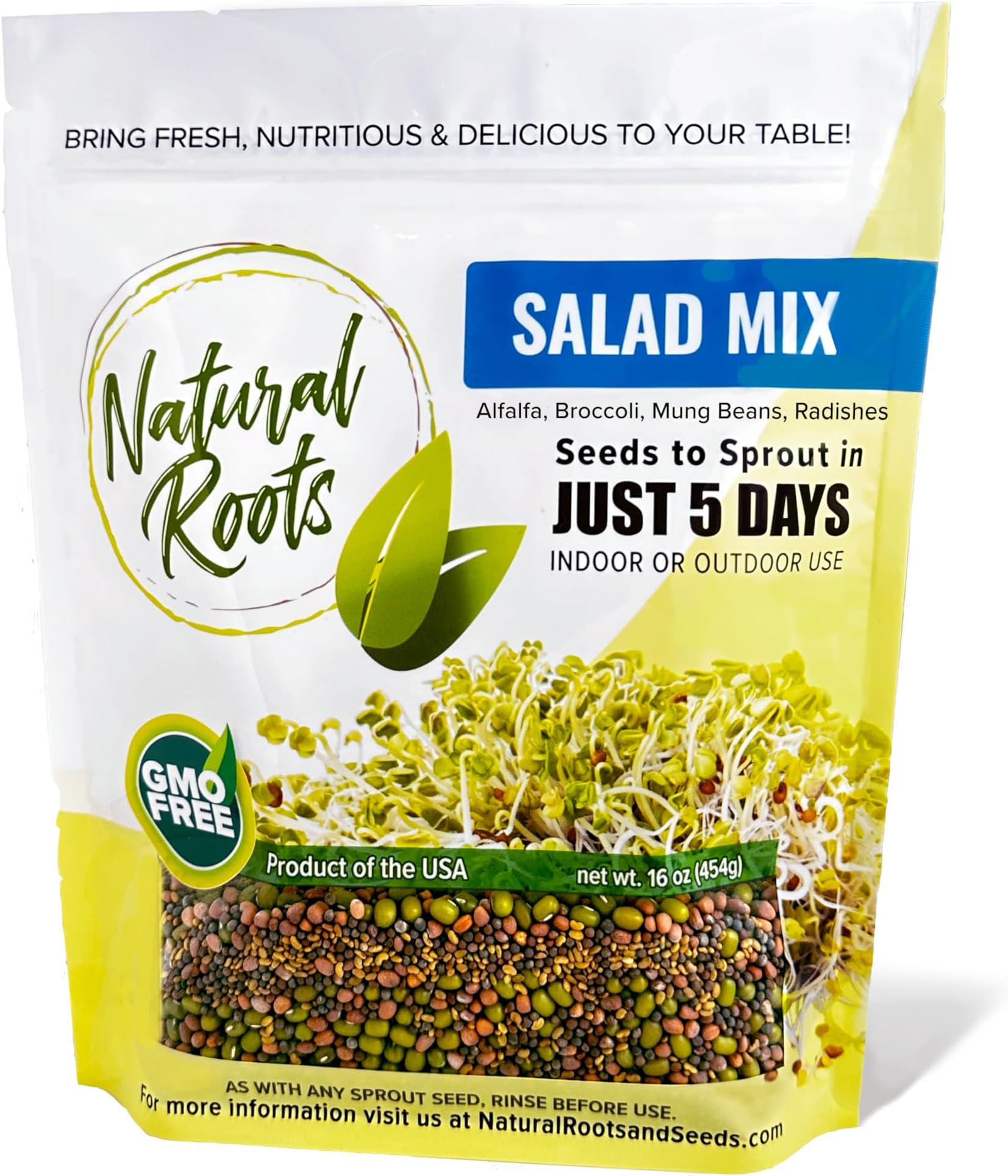 Amazon.com : Todd’s Seeds - Country Delight Sprouting Seed Mix - One ...