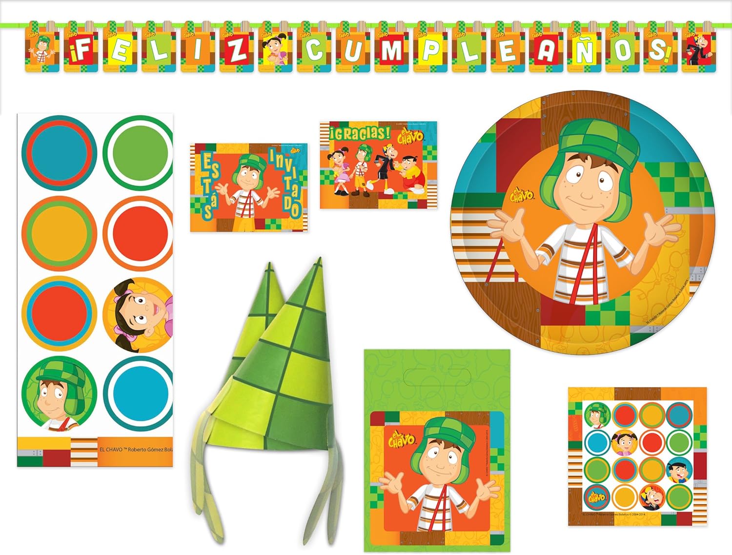 Amazon.com: El Chavo Party Pack : Home & Kitchen