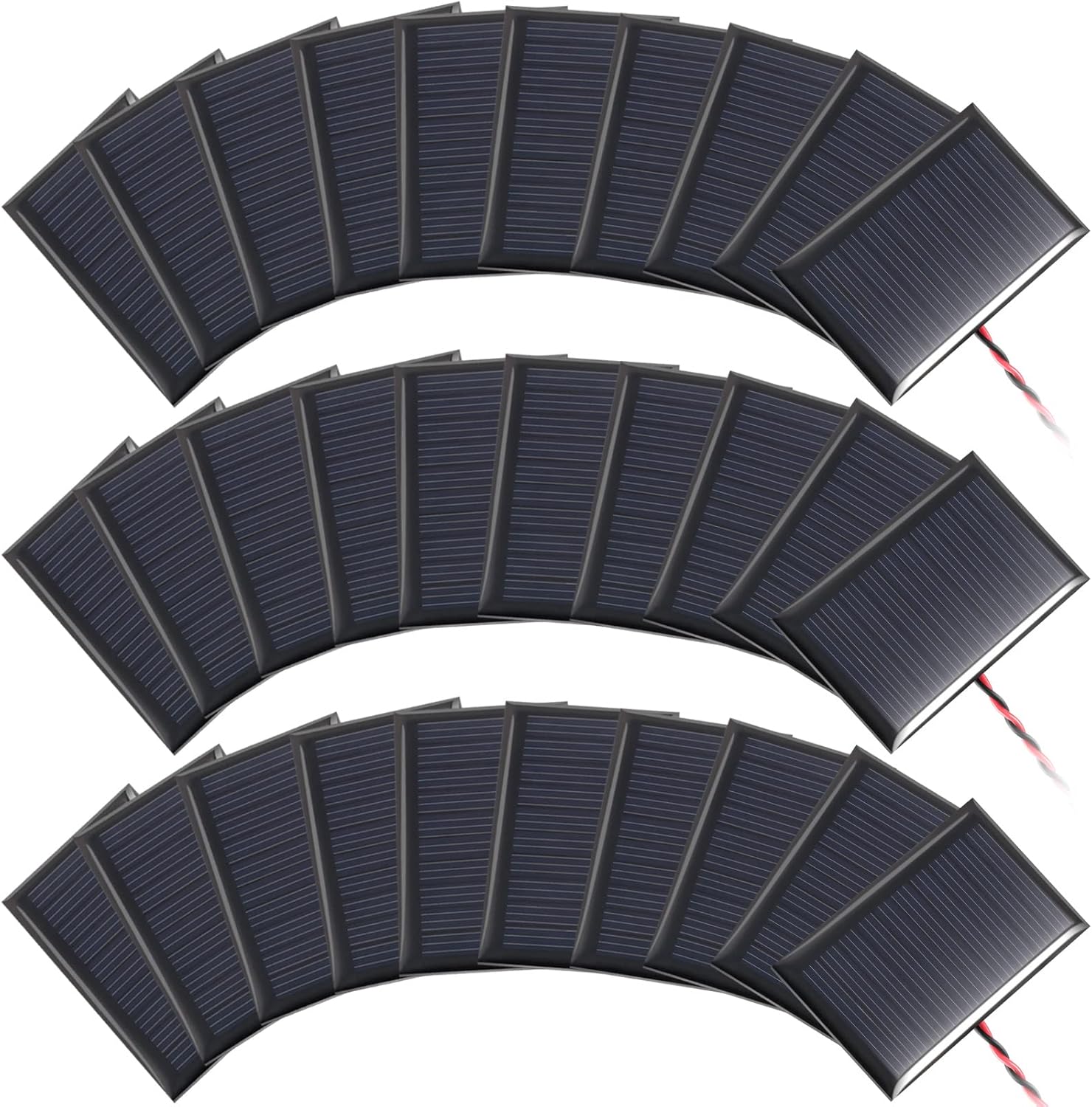 Amazon.com : Retisee 30 Pcs 5V 30mA Mini Solar Cells Mini Solar Panels ...