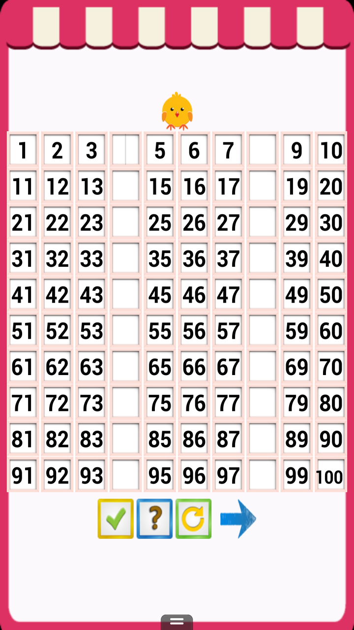 Kids Math Hundred Chart - Application sur Amazon Appstore