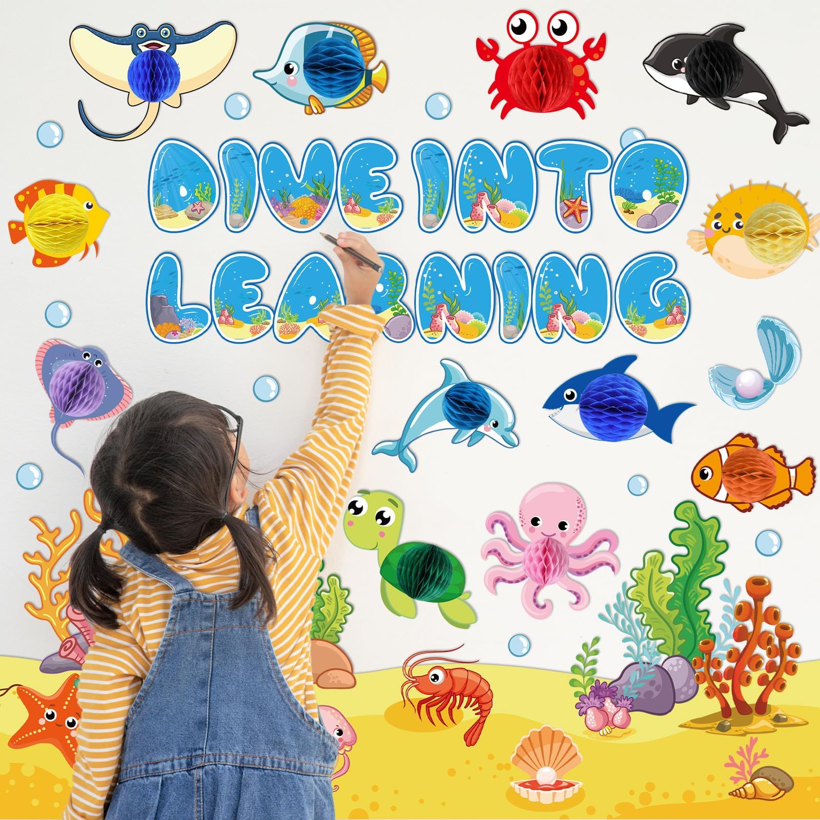 Snapklik.com : Back To School Ocean Bulletin Board Classroom ...