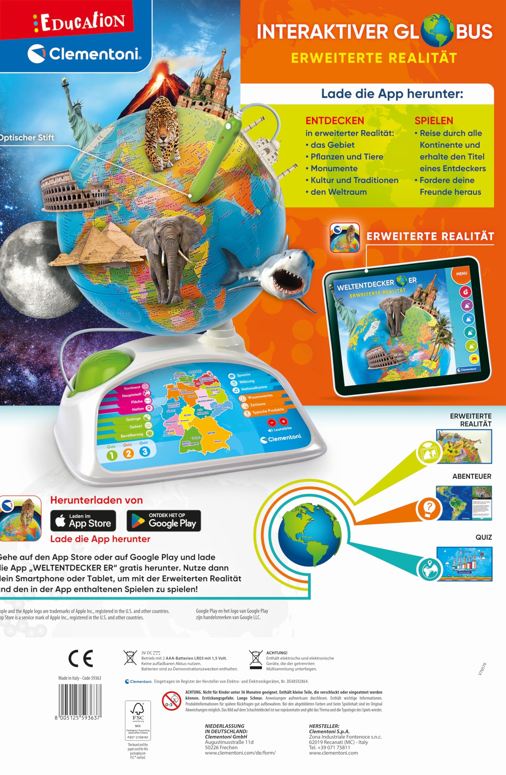 Interactive Educational Globes Interactive Light Up Globe For Kids