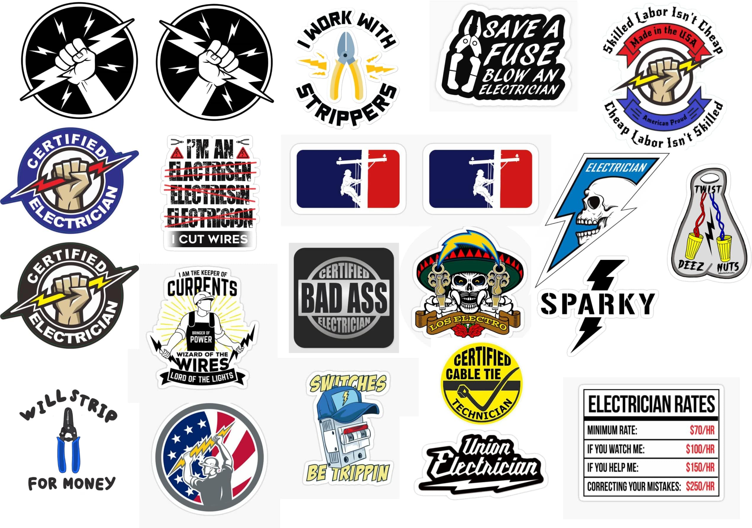 Amazon.com: Remember Kids Electricity Will Kill You Sticker - Hard Hat ...