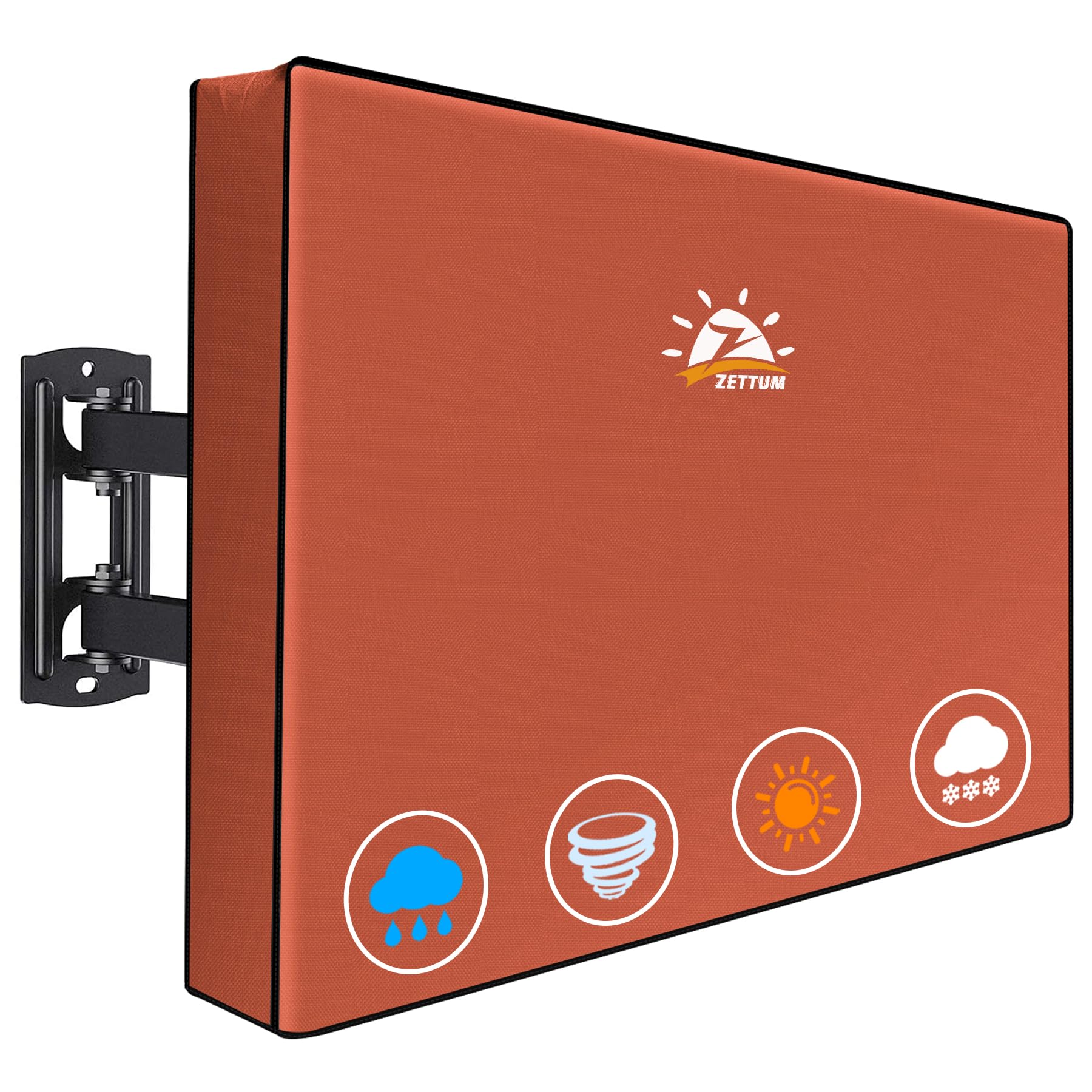 Amazon.com: Zettum Outdoor TV Cover 43 Inch - 600D TV Cover Waterproof ...