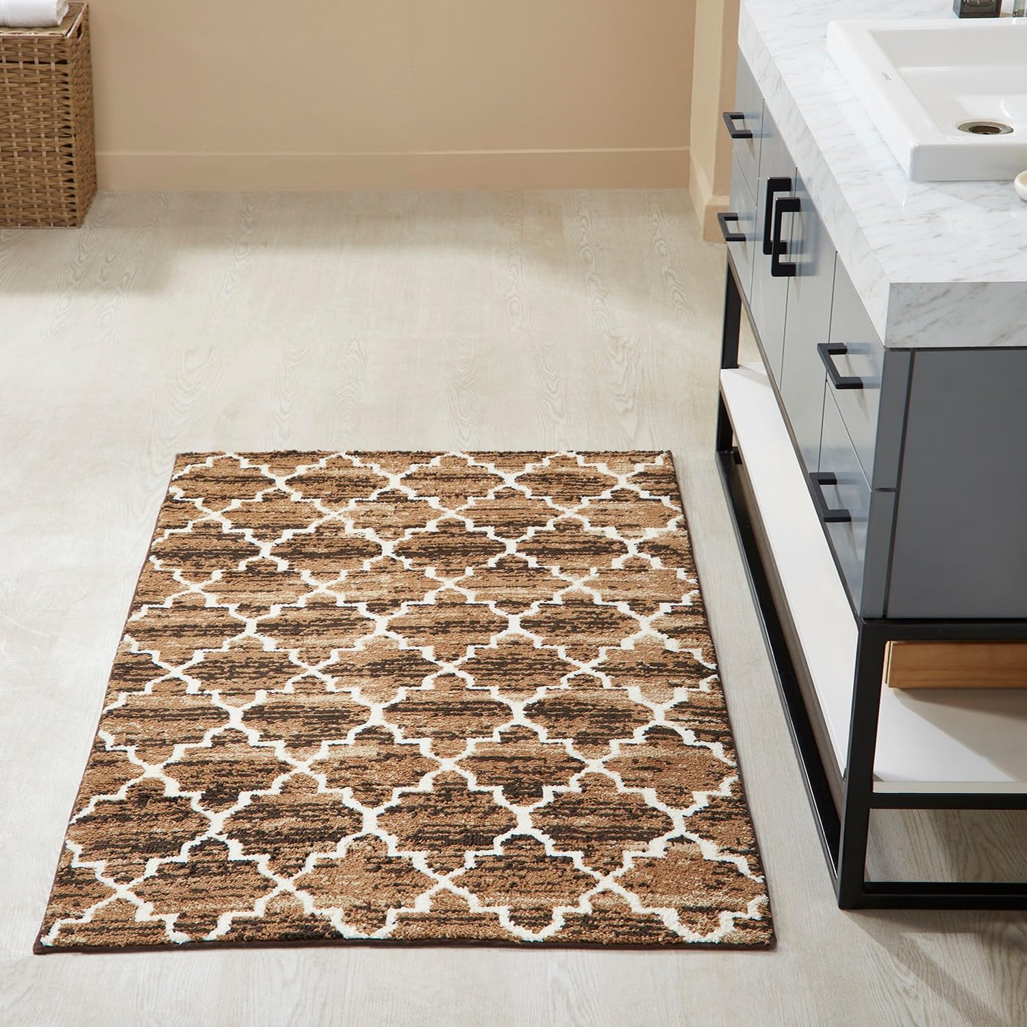 Amazon.com: Better Trends Savio Collection 30" x 50" Bath Rug, Non Slip ...