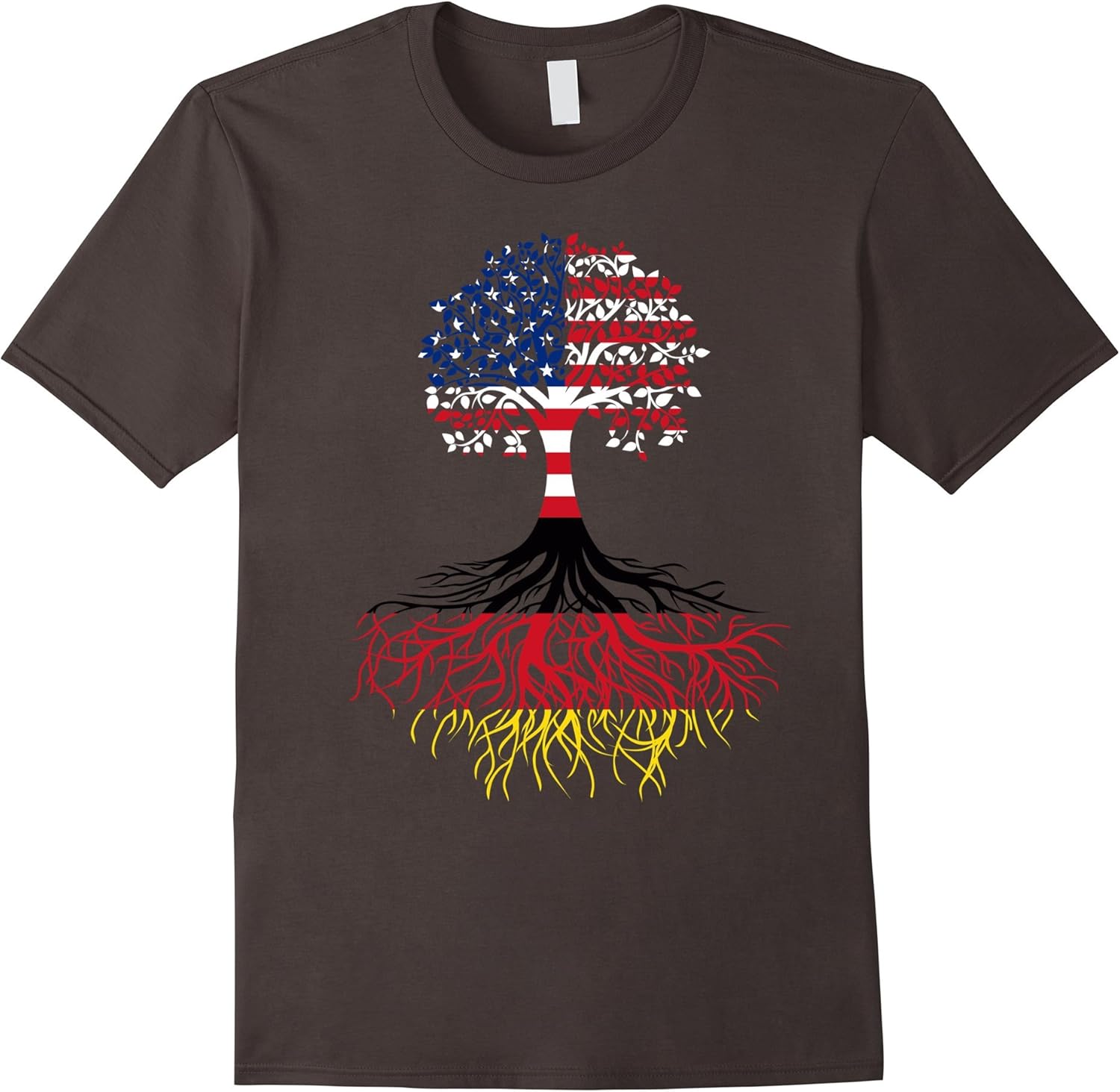 Amazon.com: German Roots - American Branches - National Roots T-Shirt ...