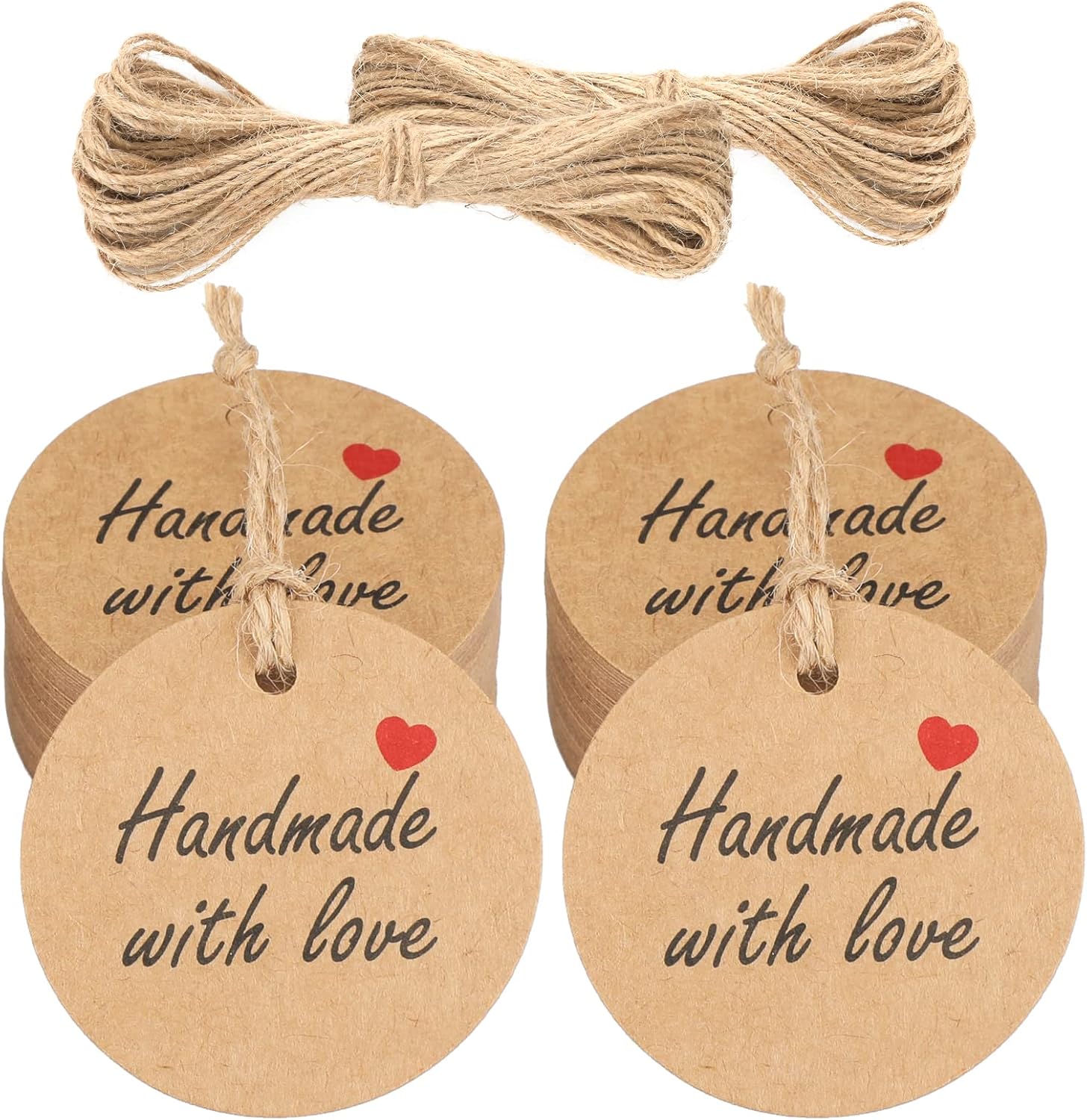100x K P HANDMADE THANK YOU Gift Tag R W F Tag LHEN 0 99 Abmoghatariha ir