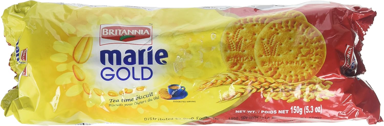 Britannia Marie Gold Cookies 5.3oz (150g) - Biscuits Pour l'heure du ...