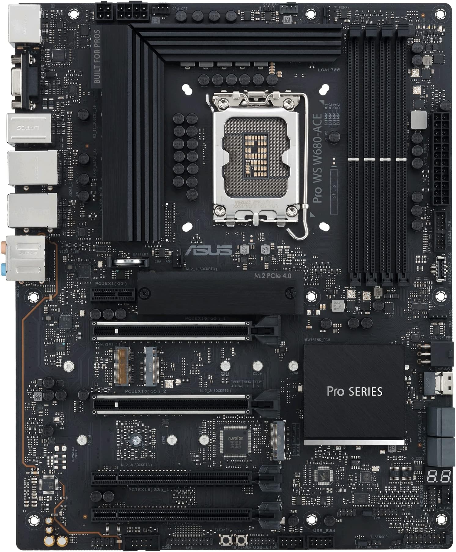 Amazon.com: ASUS Pro WS W790E-SAGE SE Workstation Motherboard Socket ...