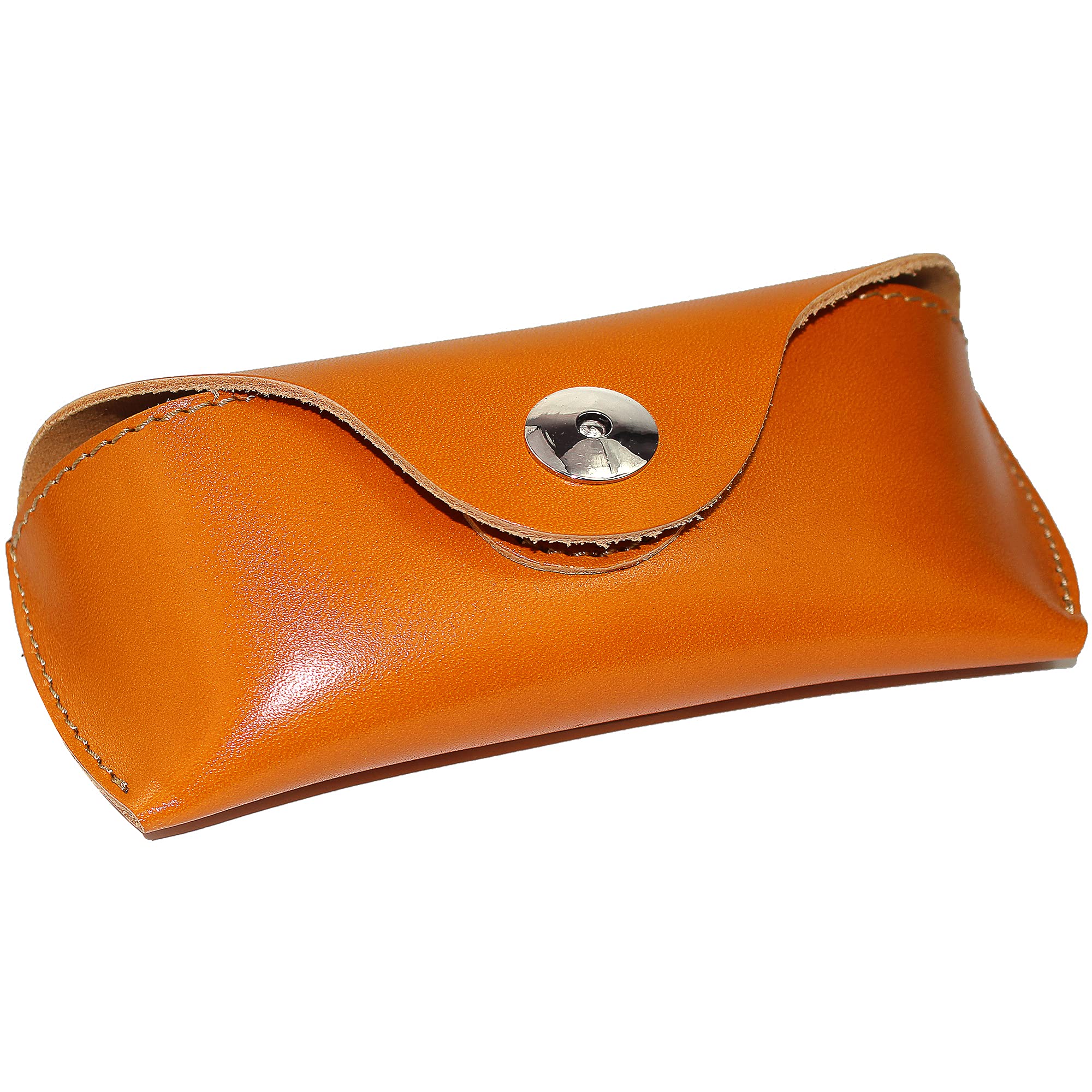 DK86 Genuine Leather Glasses Case Sunglasses Pouch Eyeglass Case, with ...