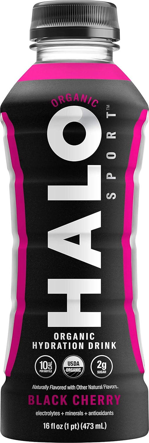 Amazon.com : HALO: Black Cherry - Organic Hydration Drink with ...