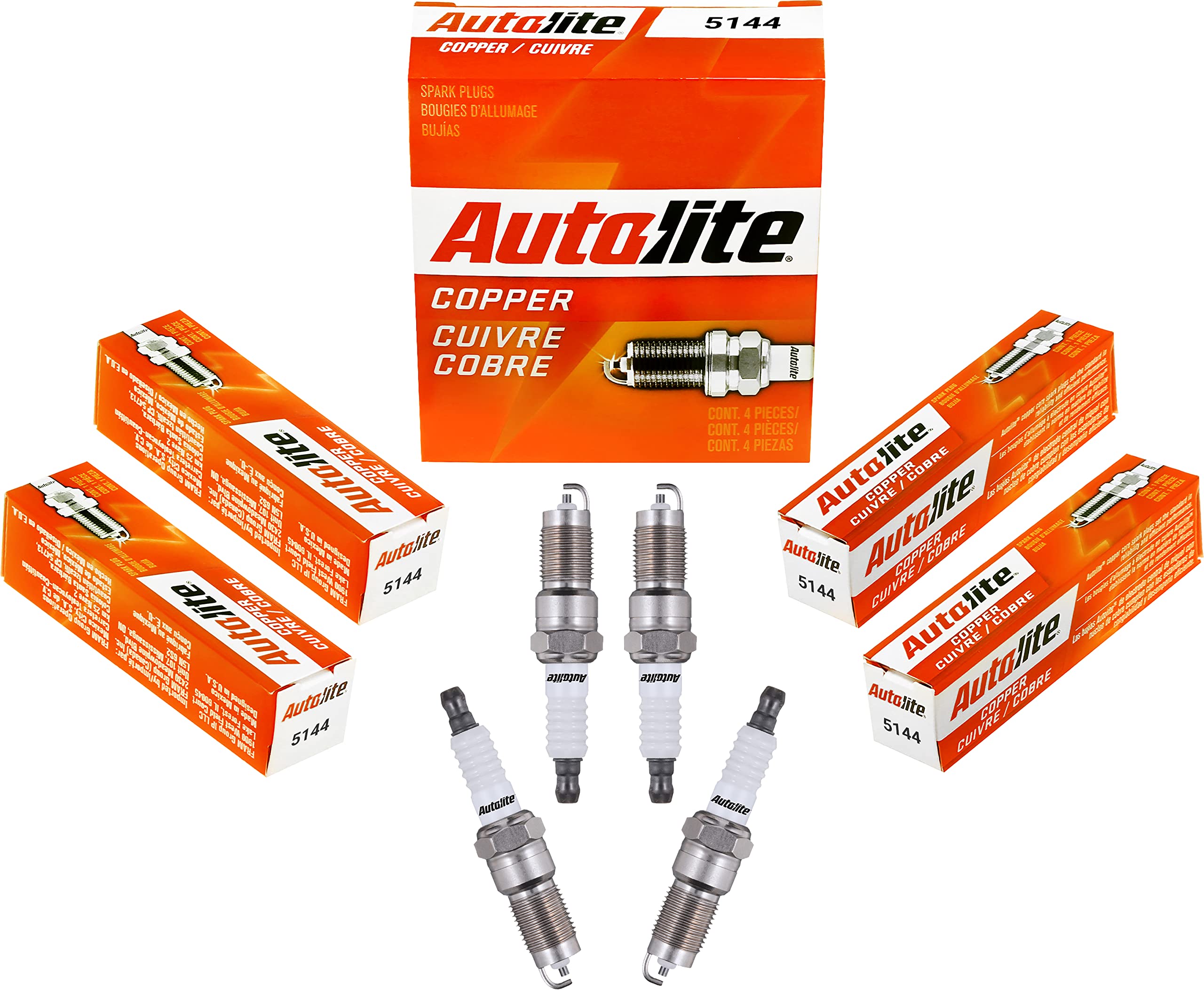 Amazon.com: Autolite 5144 Copper Resistor Automotive Replacement Spark ...