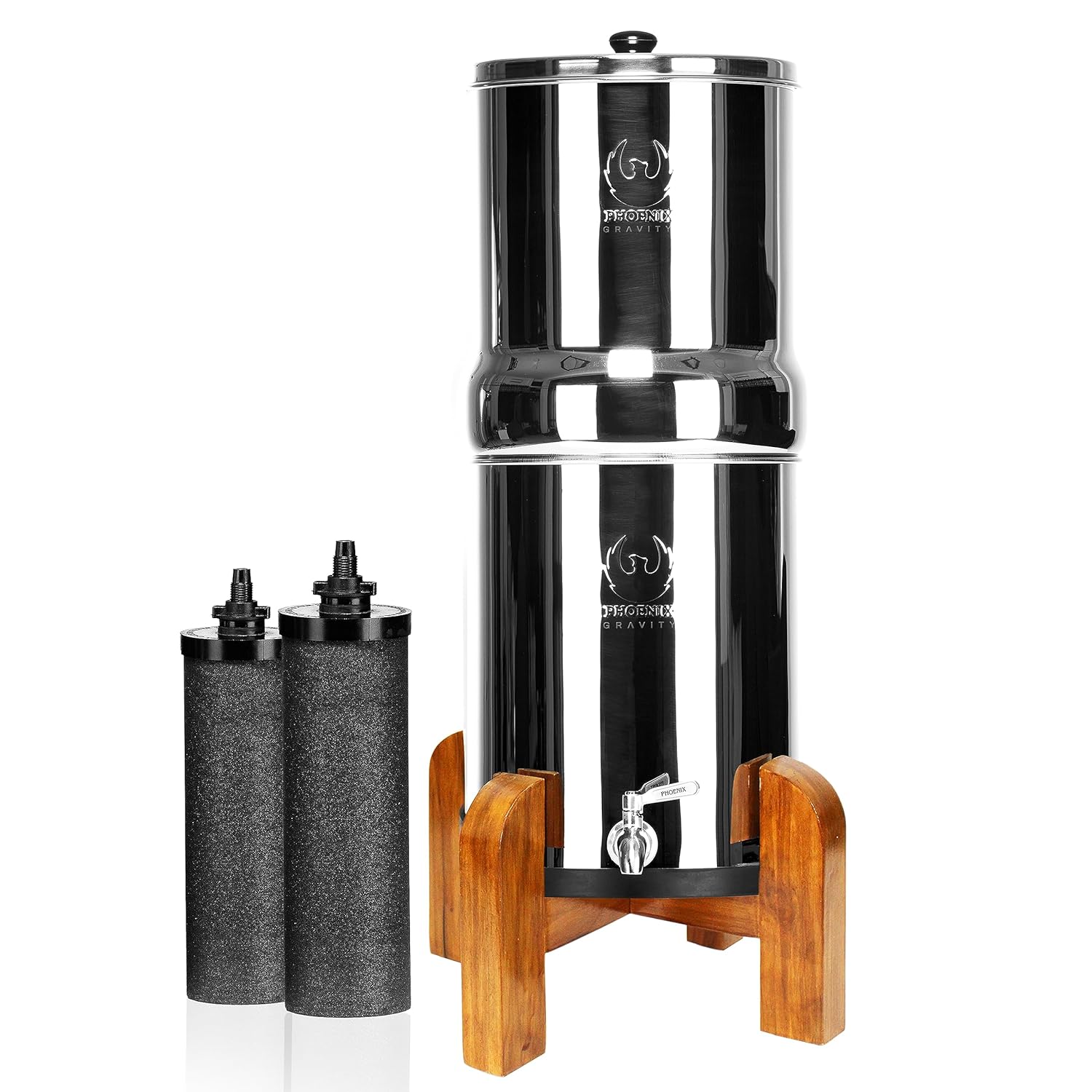 Phoenix Gravity 2.25 Gallons Gravity Fed Stainless Steel Drinking Water ...