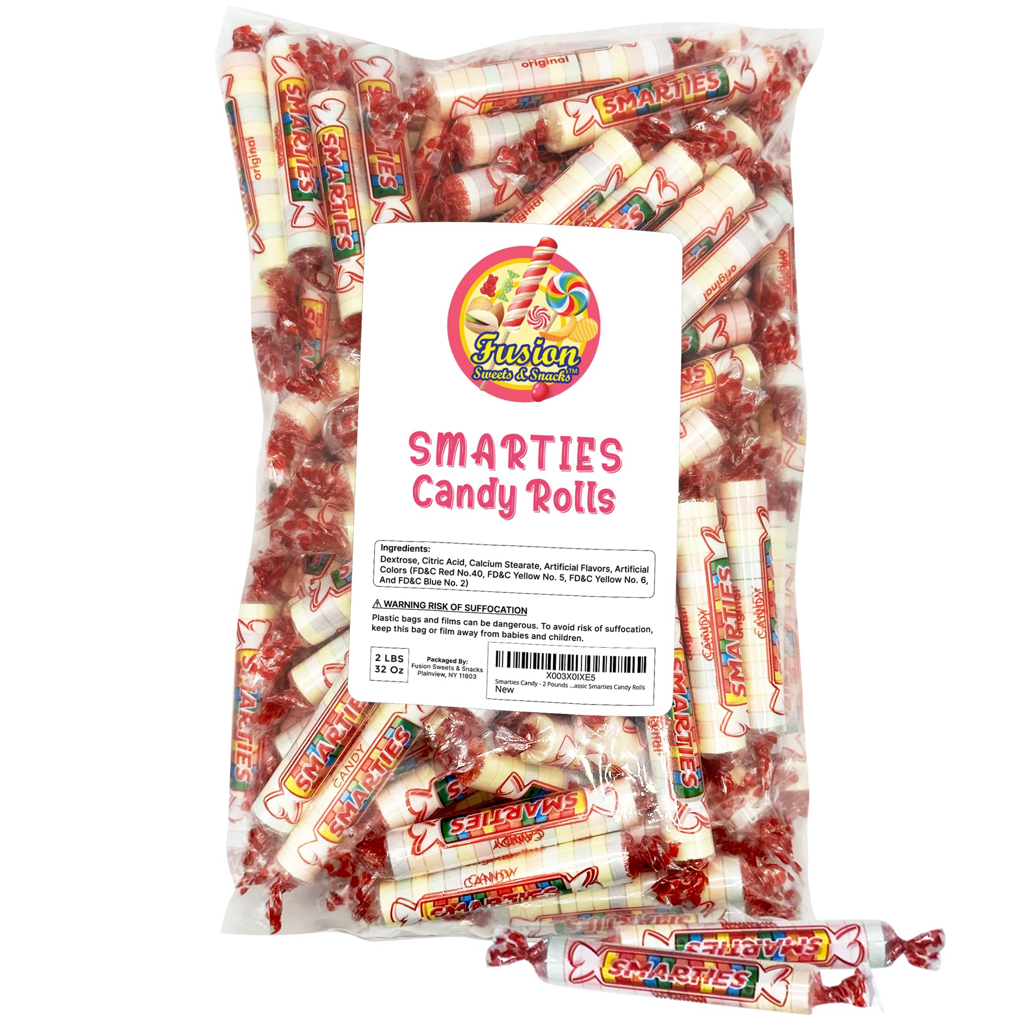 Buy Smarties Candy - 2 Pounds Bulk Bag - Original Flavor - Individually ...