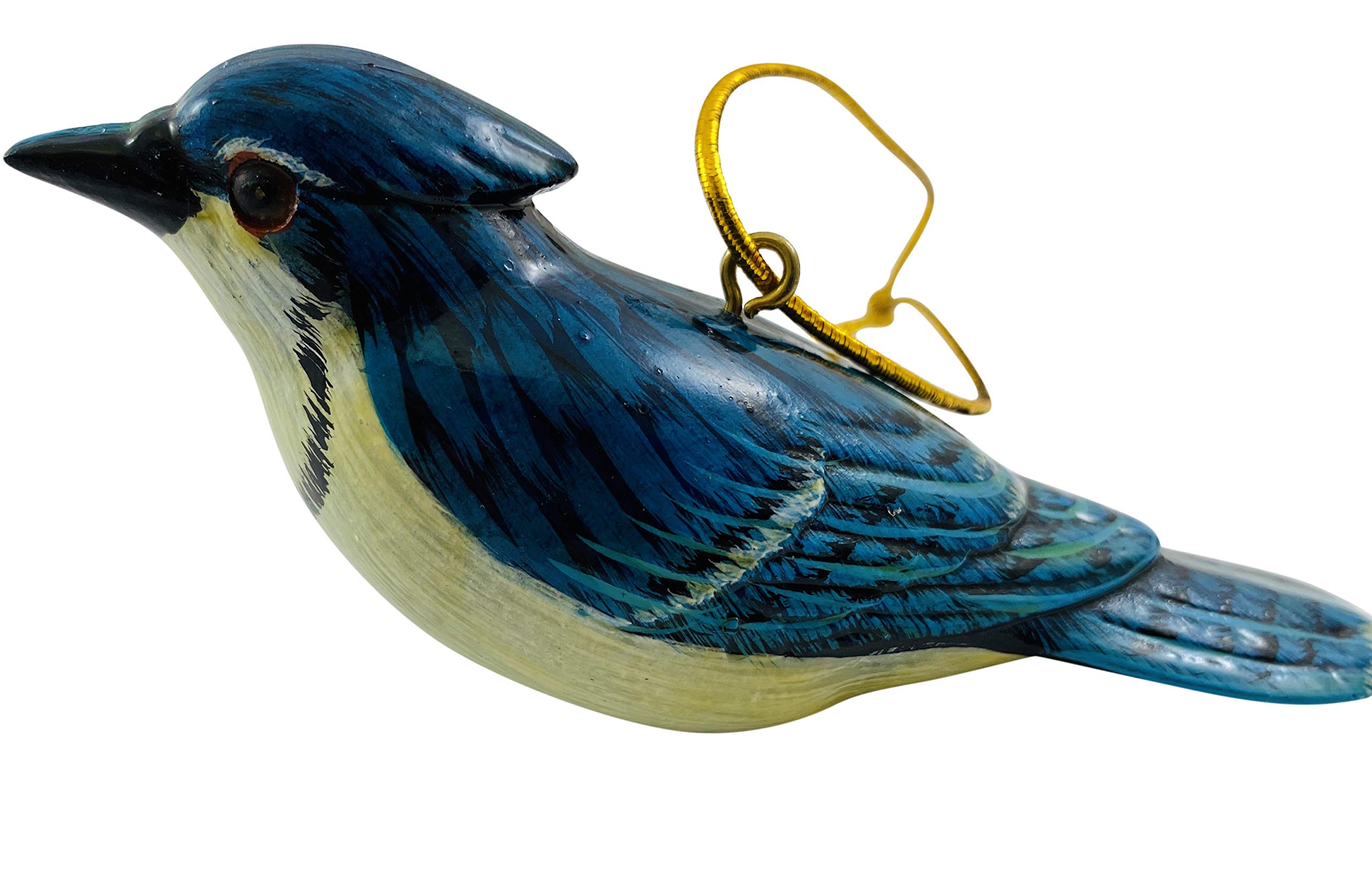 Amazon.com: Blue Jay Ornament Realistic Christmas Tree Decoration ...