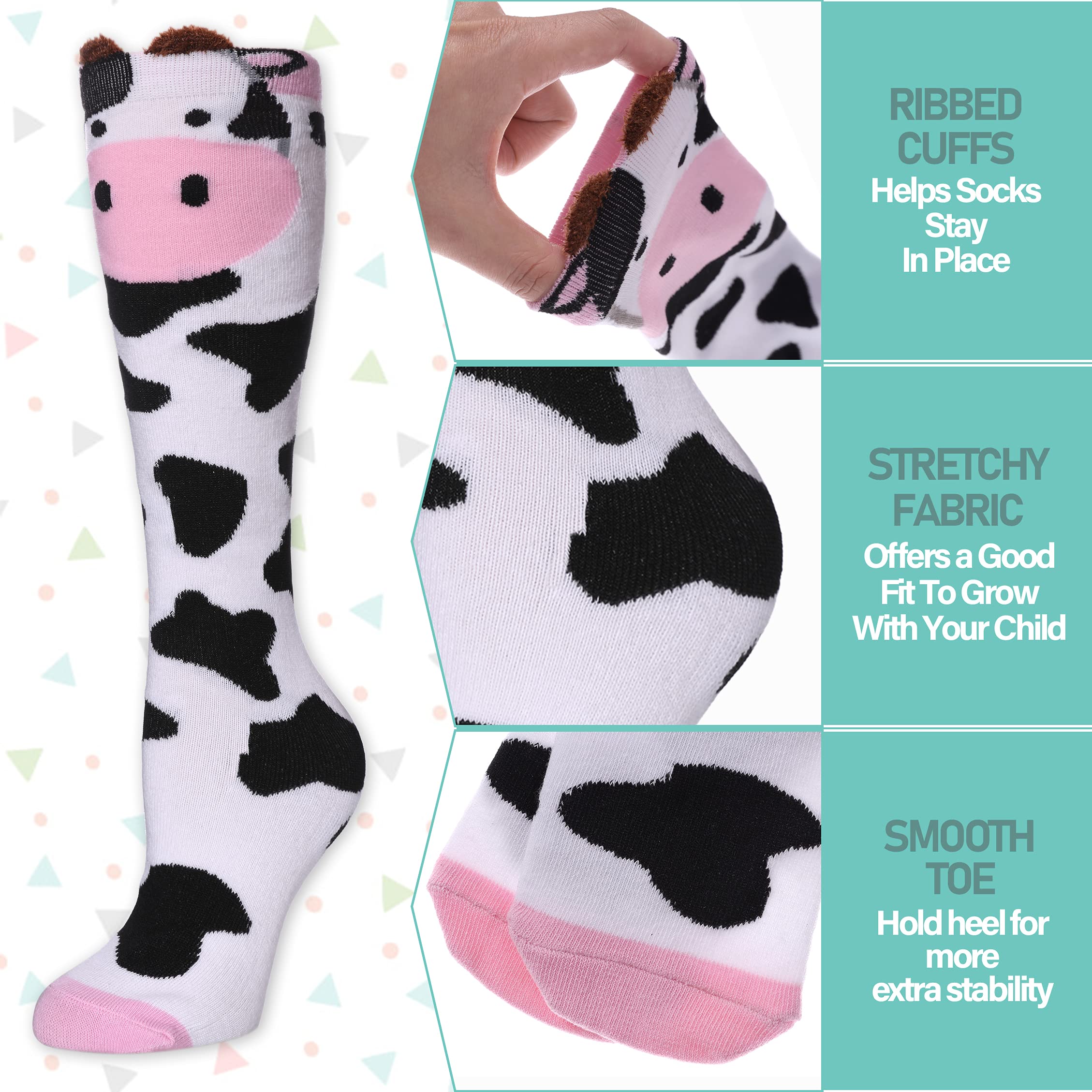 Snapklik.com : LINEMIN 3-12 Years Girls Knee High Socks Kids Cartoon ...