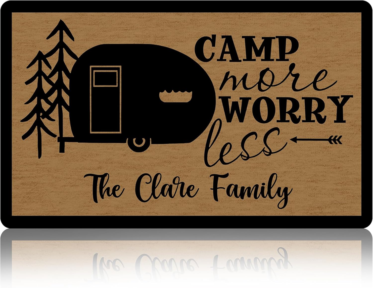 Amazon.com: coolenious RV Door Mat Personalized Outdoor Custom Outdoor ...