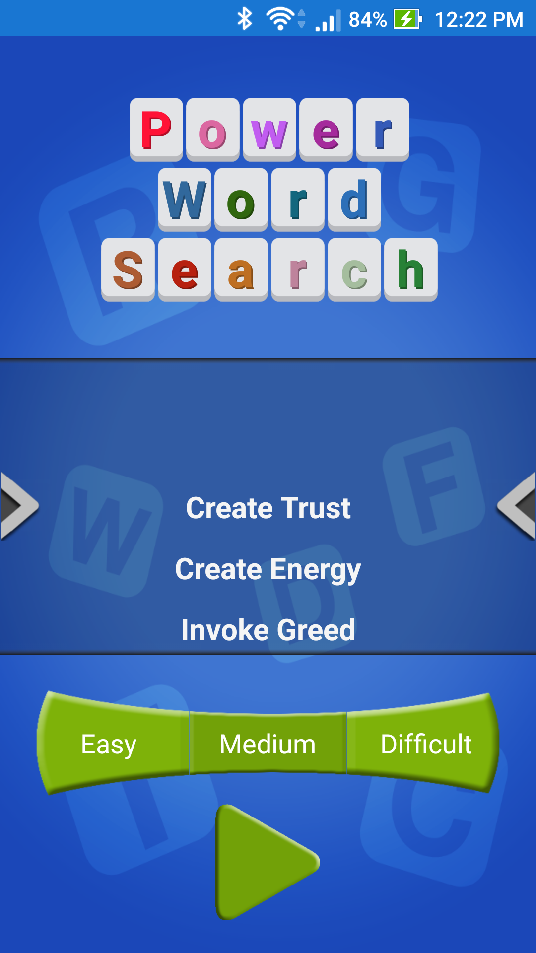 Power Words Word Search - App on Amazon Appstore