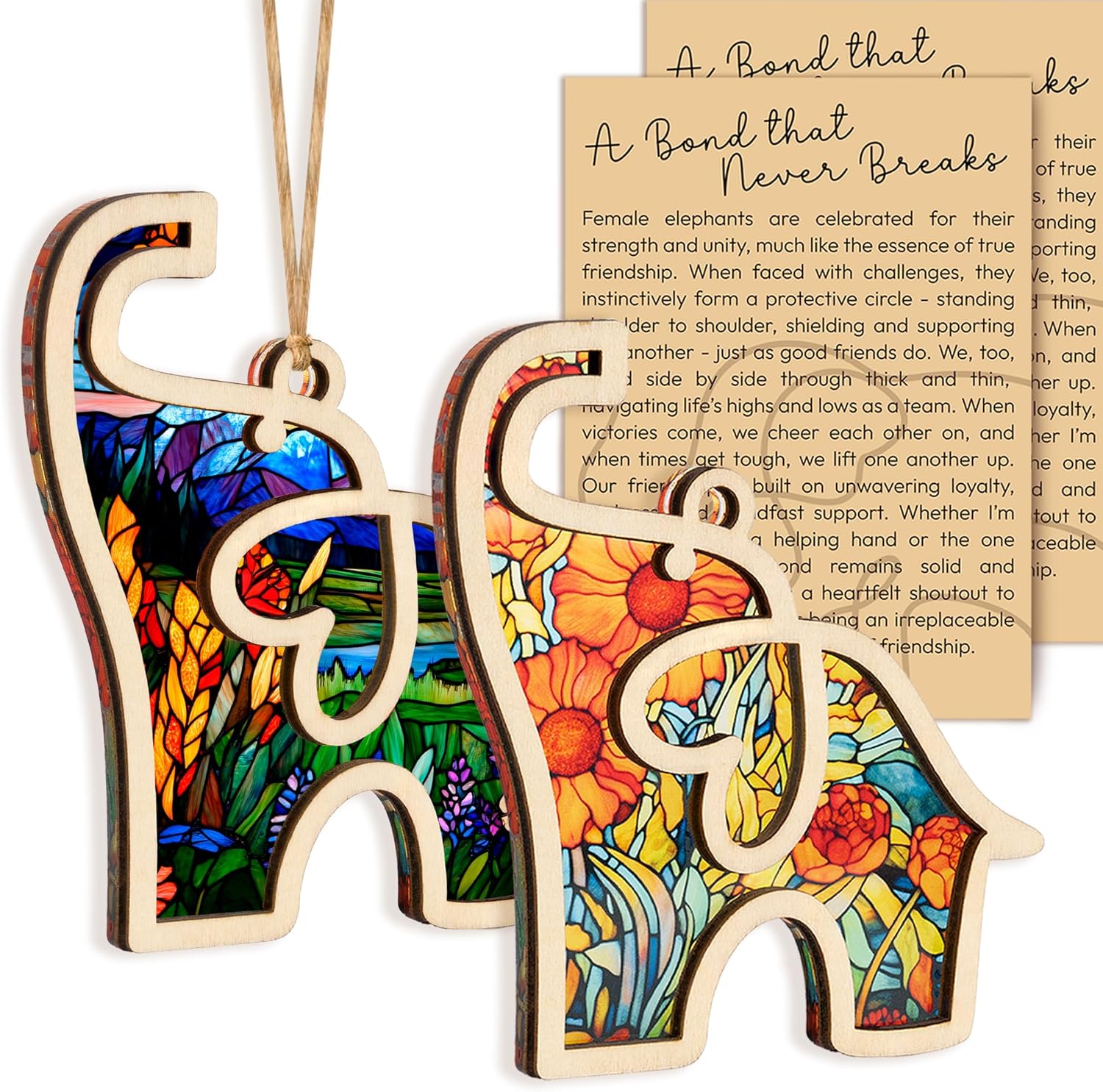 Amazon.com: Friendship Elephant Easter Ornament with Story Card ...